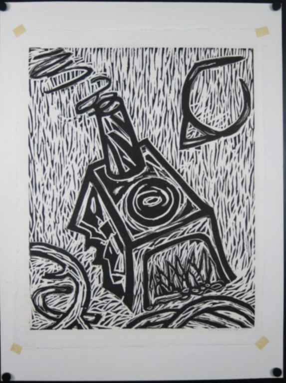 Anne Semler - Anne Semler: Houtsnede, Zonder titel Verkocht ...