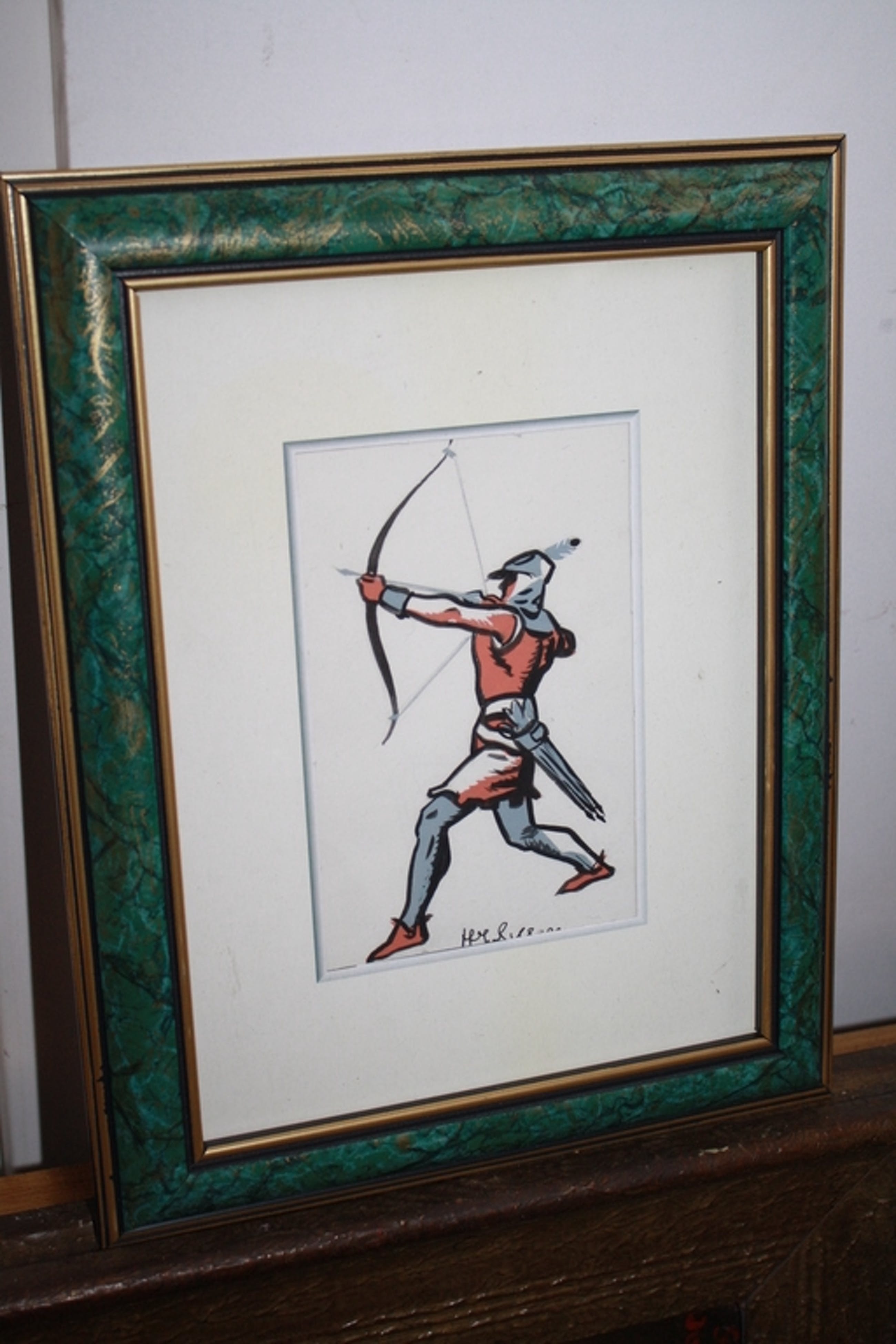 Harry J. van Piggelen - hj van piggelen - TEKENING BOOGSCHUTTER ...