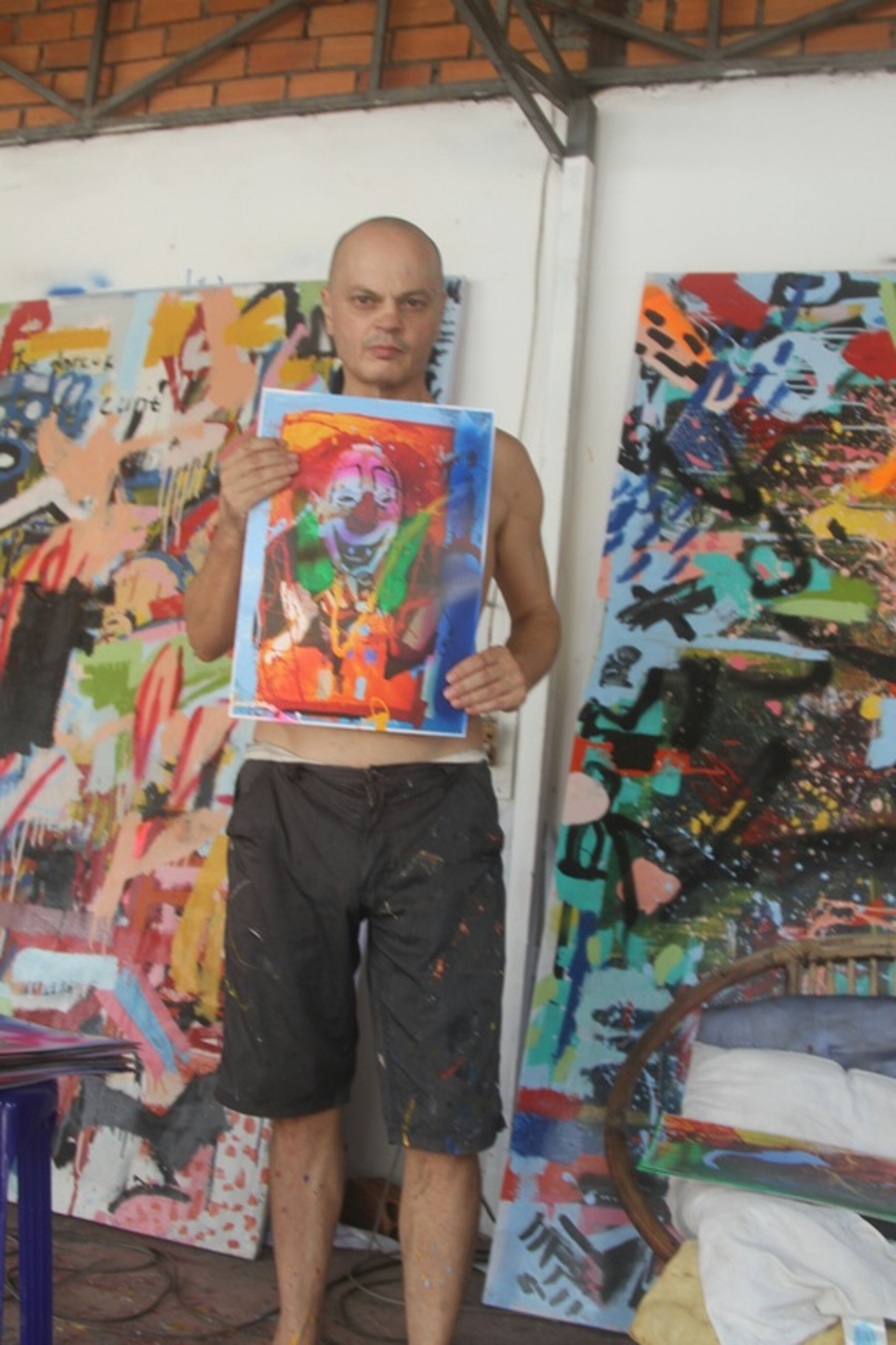 Peter Klashorst - Peter Klashorst - Origineel werk op papier Verkocht ...