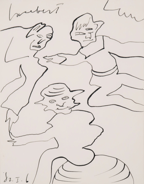 Lucebert - Lucebert: Inkttekening op papier, Z.T. Verkocht ...