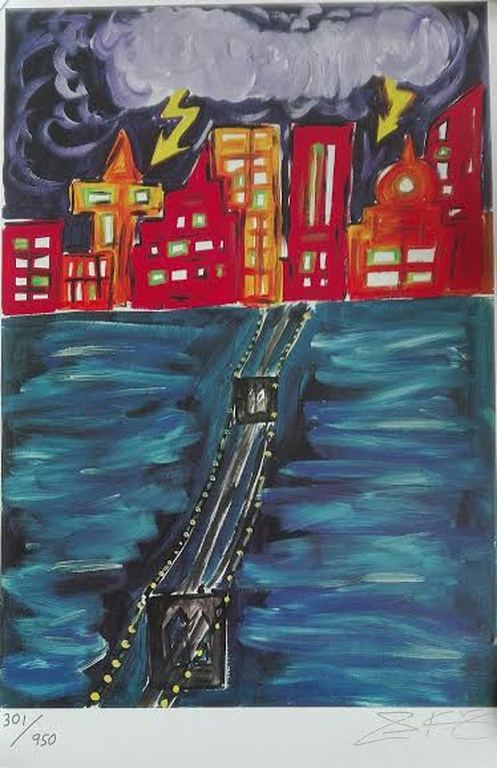 Stanley King - STANLEY KING - Litho - New York Verkocht | Kunstveiling.nl