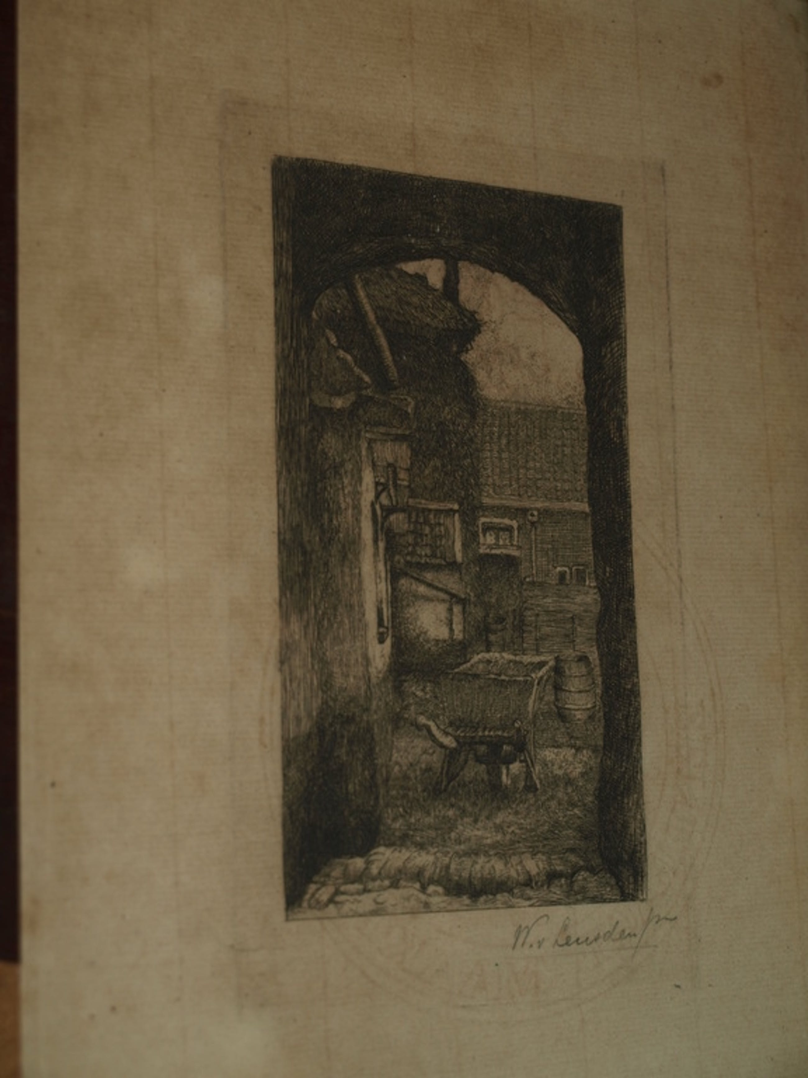 Willem van Leusden - Willem van Leusden (1886-1974) – Ets - Boerderij ...