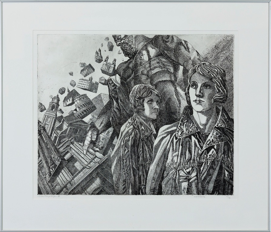 Wouter Hoogendijk - Wouter Hoogendijk: Ets, Sightseeing - Ingelijst ...