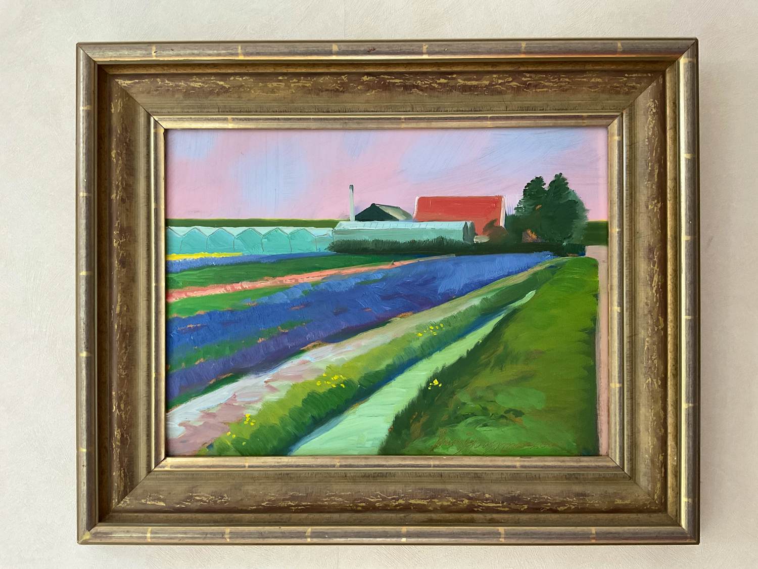 Jentsje Popma - Bollenveld kopen? Bied vanaf 1000! | Kunstveiling.nl