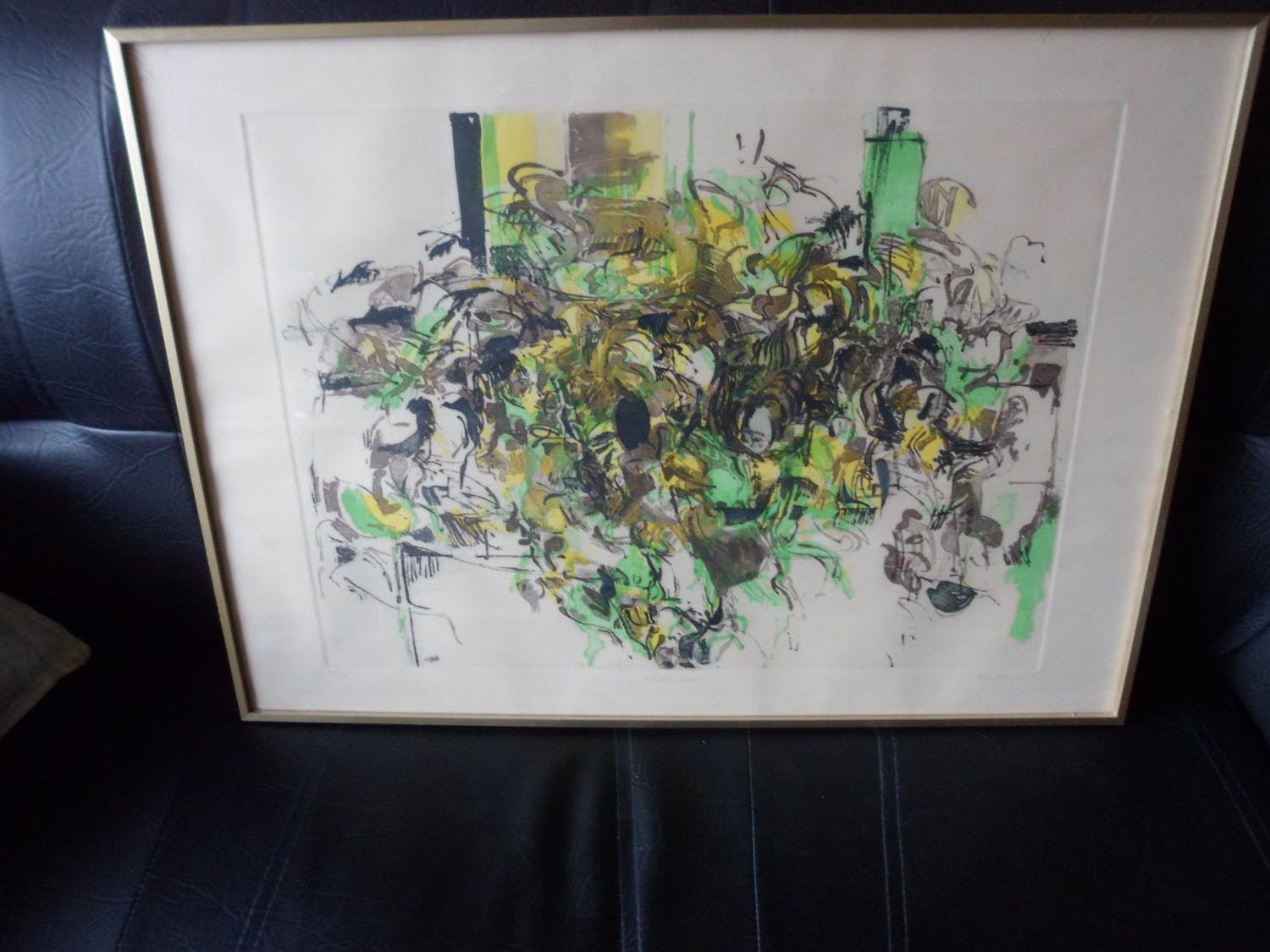 Kenneth Daley - etsen, Aquatint .titel, "Philodendron". Verkocht ...