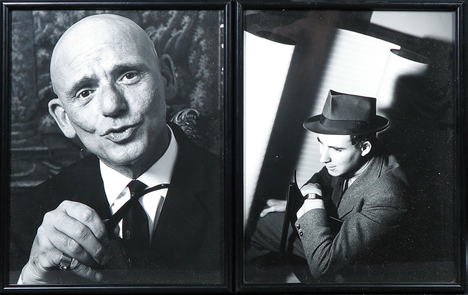 Paul Huf - Foto, lot van twee los ingelijste portretten van o.a. Ferry ...