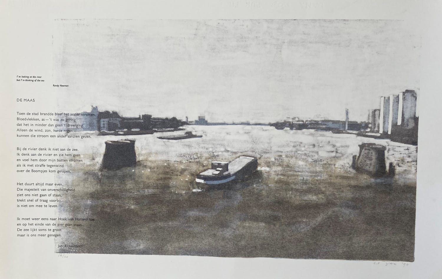 Hans Koopman - De Maas Verkocht | Kunstveiling.nl