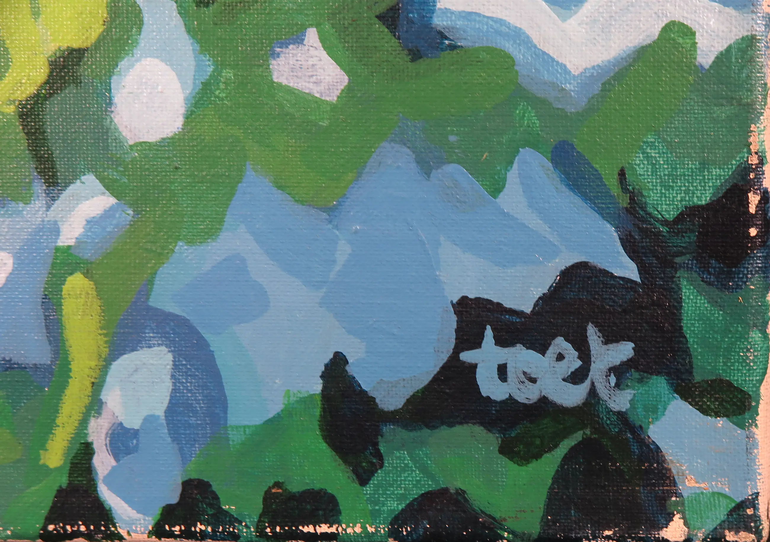 Arjen Toet - Olieverf op doek, Gorilla Verkocht | Kunstveiling.nl