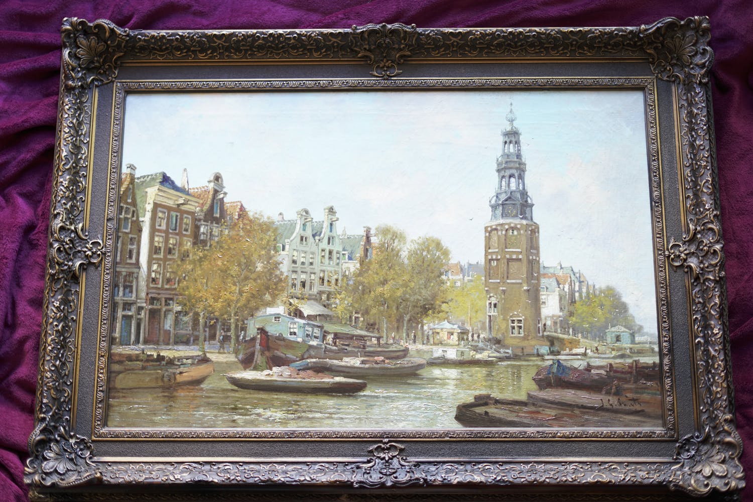 Jan Gerard Smits - Montelbaanstoren Amsterdam Verkocht | Kunstveiling.nl