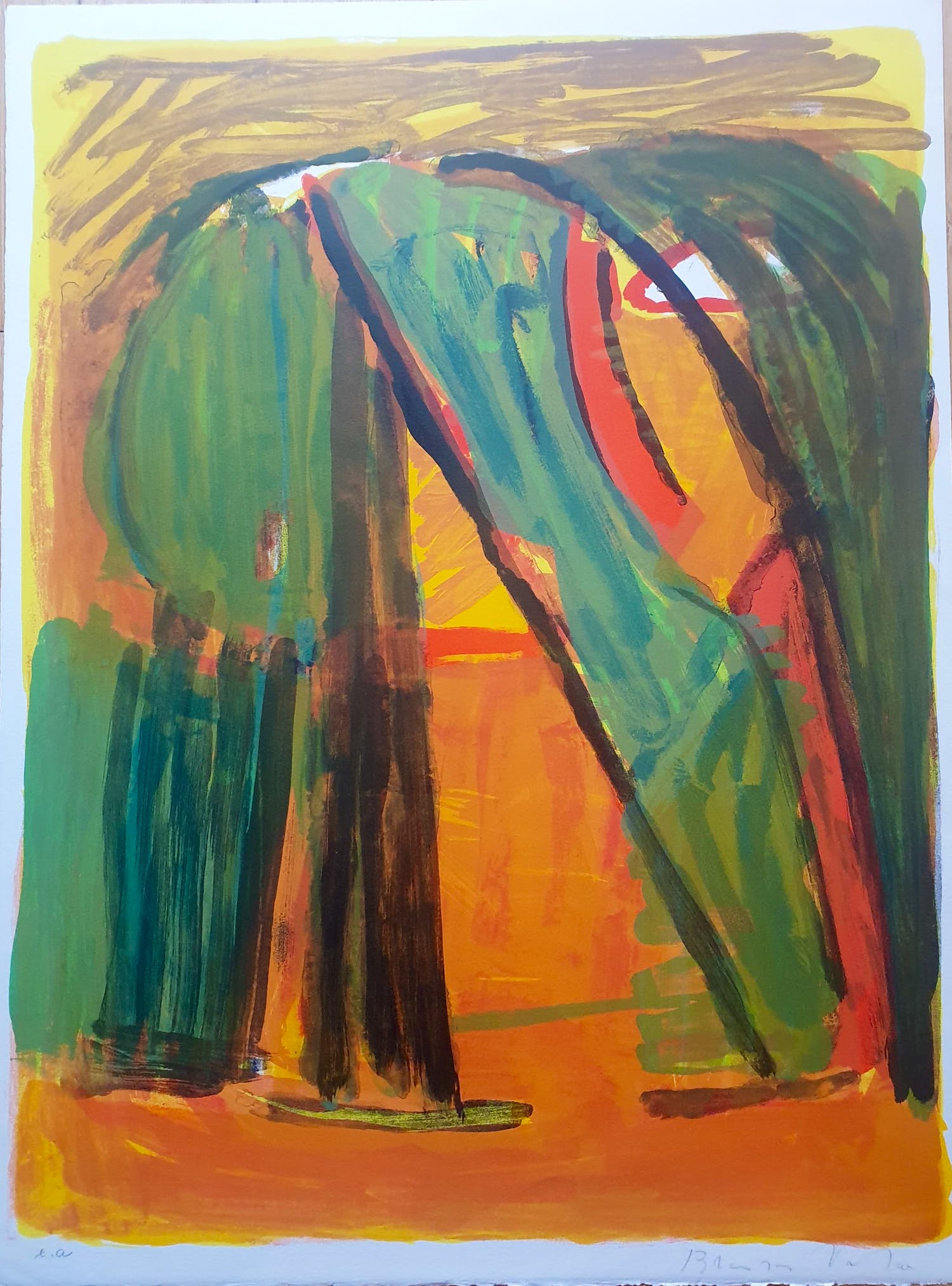 Bram Van Velde For t 1970 E A 65 X 48 Cm Verkocht