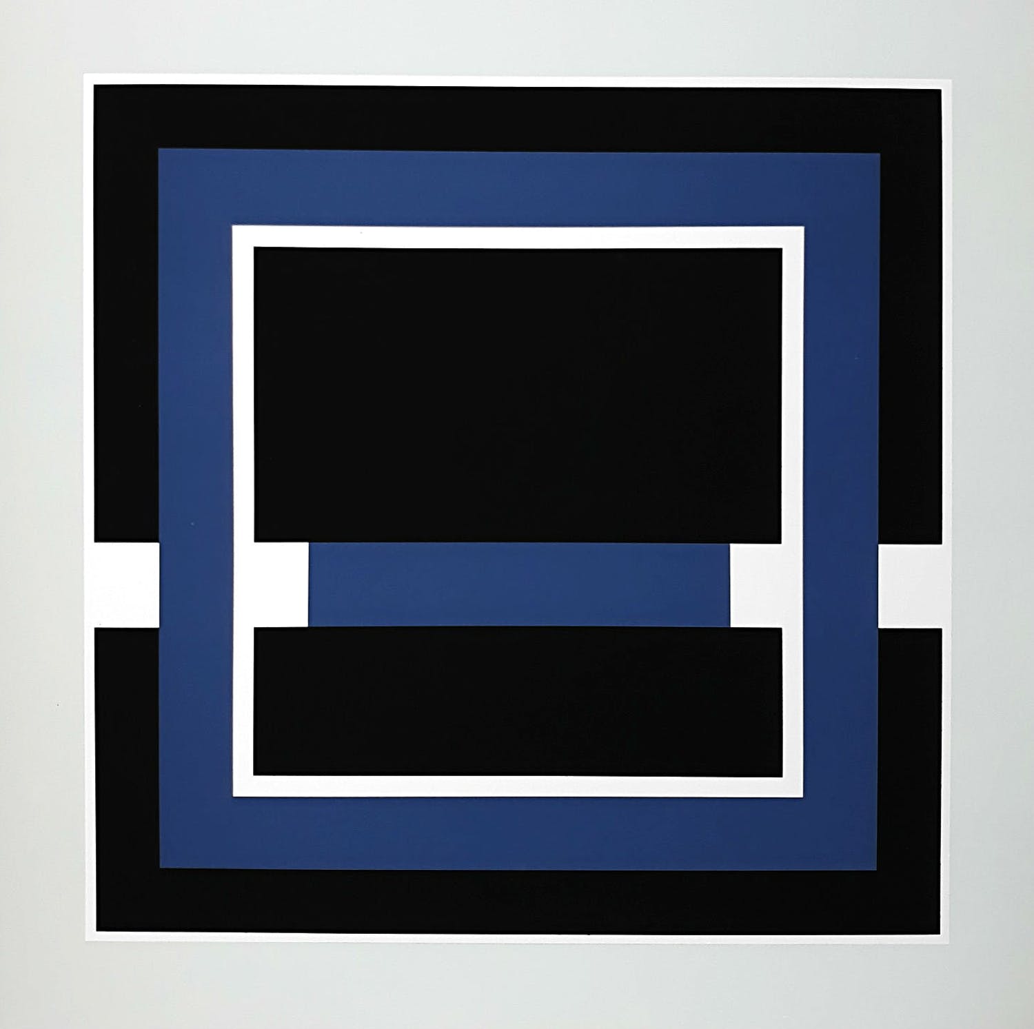 Gilbert Decock - Geometrisch abstracte compositie, zeefdruk (laatste ...