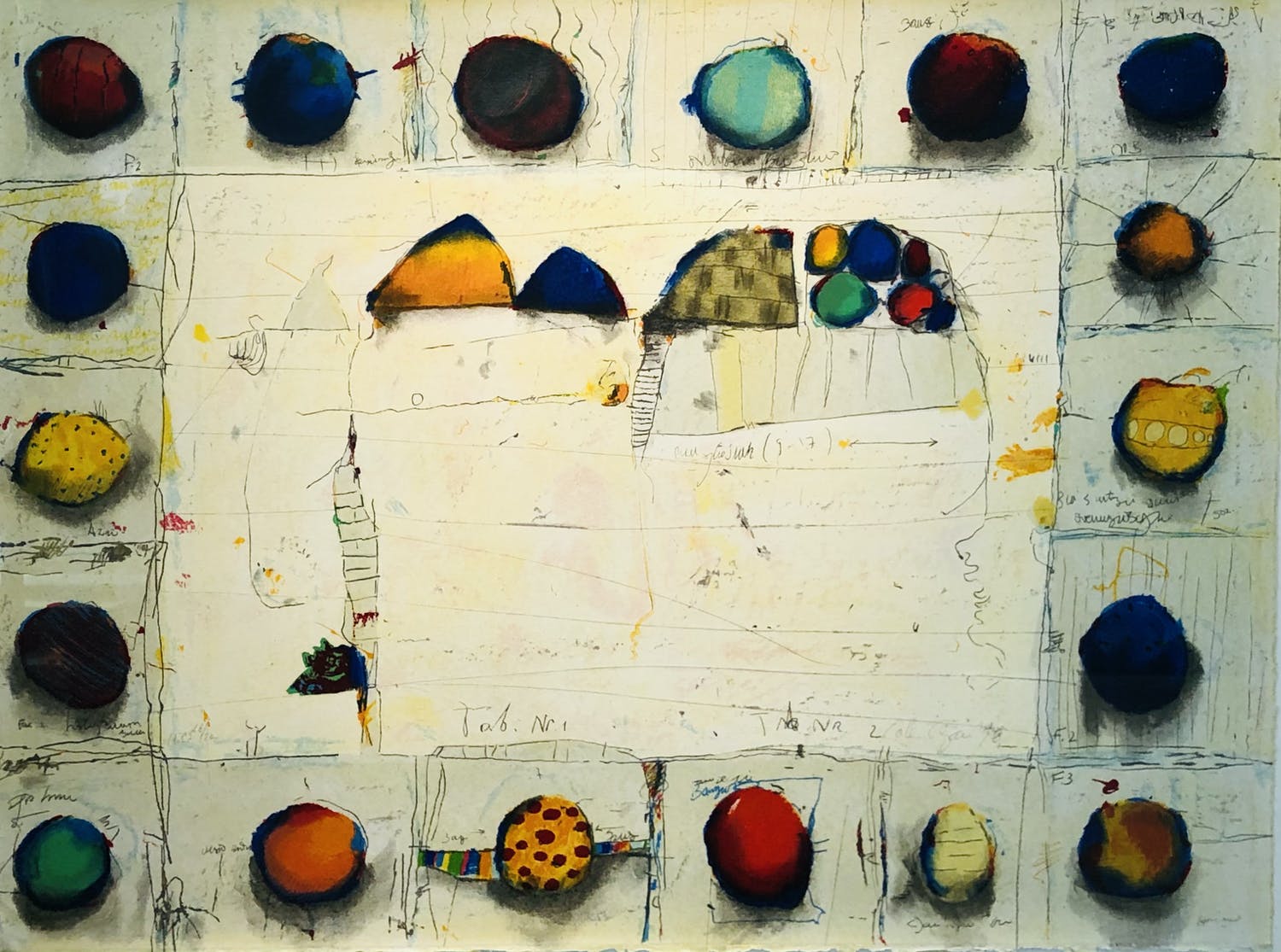 Cole Morgan - Zonder titel maar met lijst! Verkocht | Kunstveiling.nl