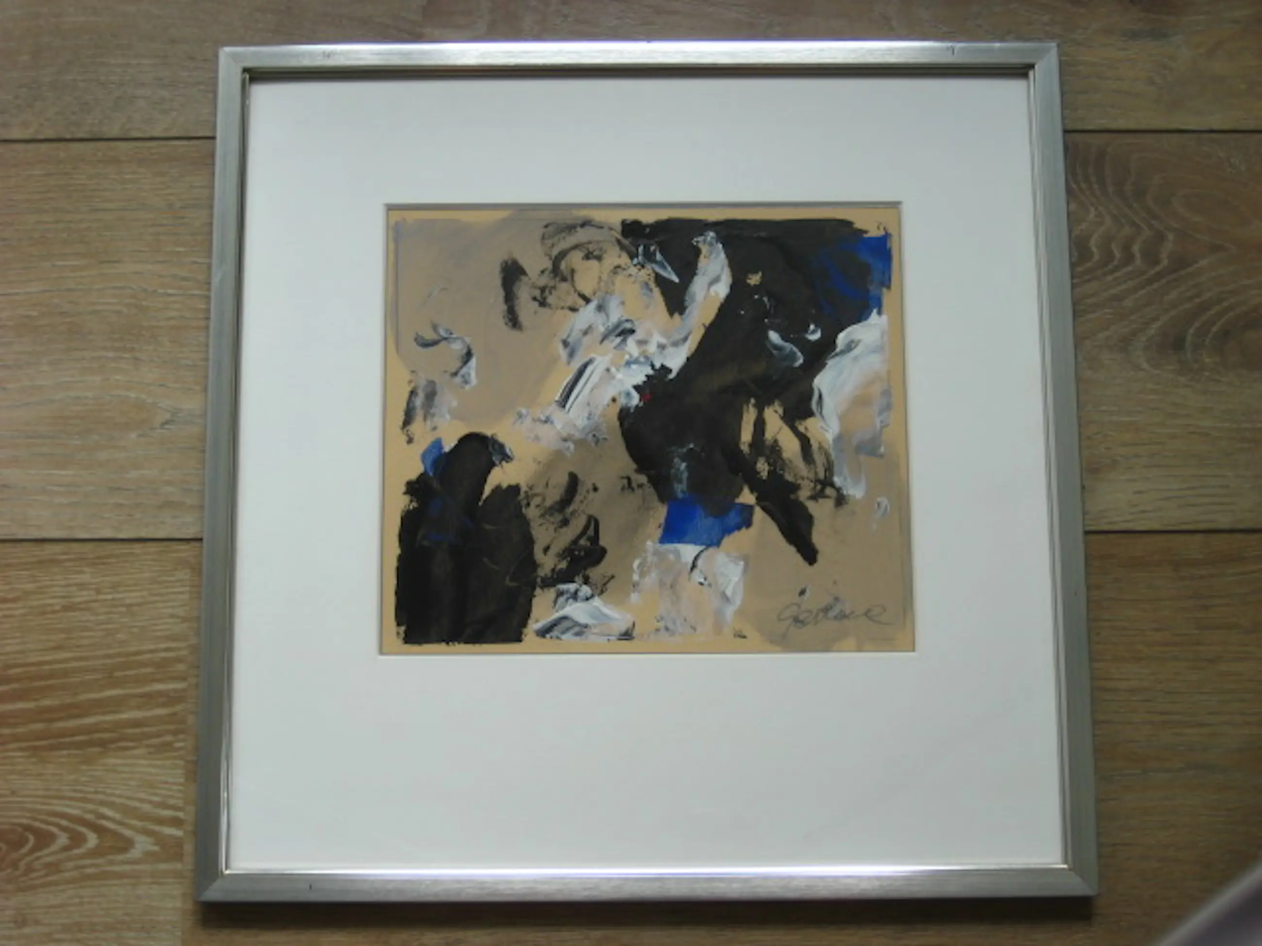 Gerriet Postma - Originele gouache. Met boek. Gelimiteerde uitgave 15/ ...