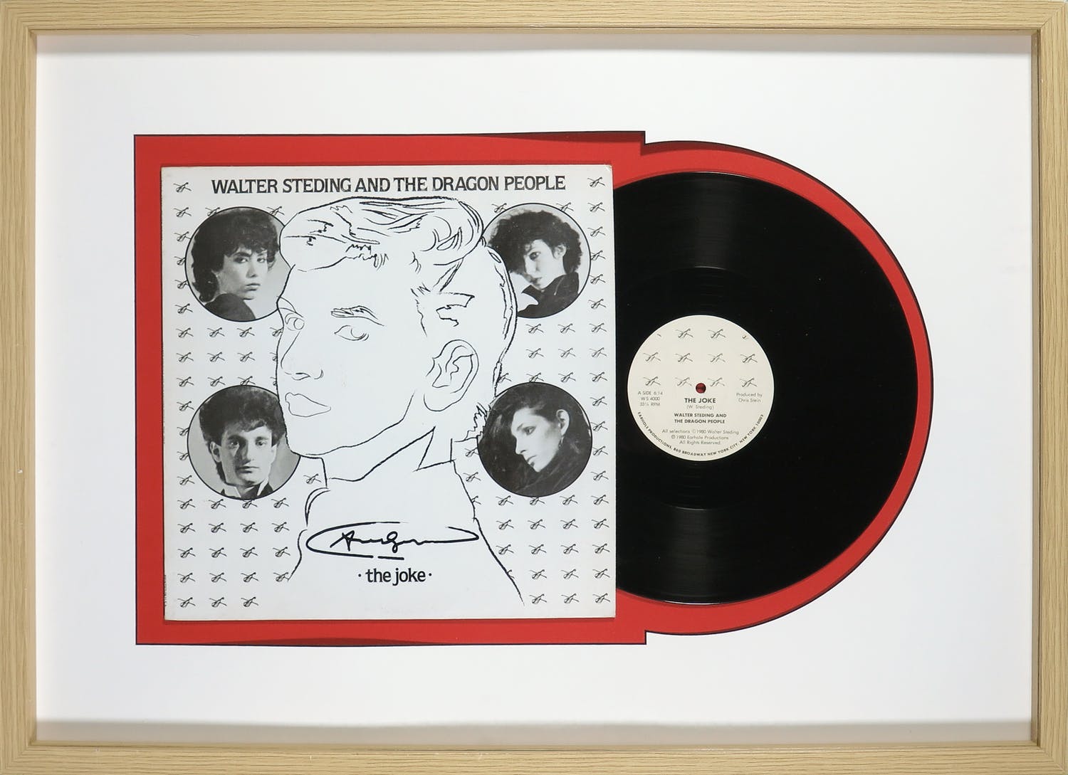 Andy Warhol - Gesigneerd album, Walter Steding And The Dragon People ...