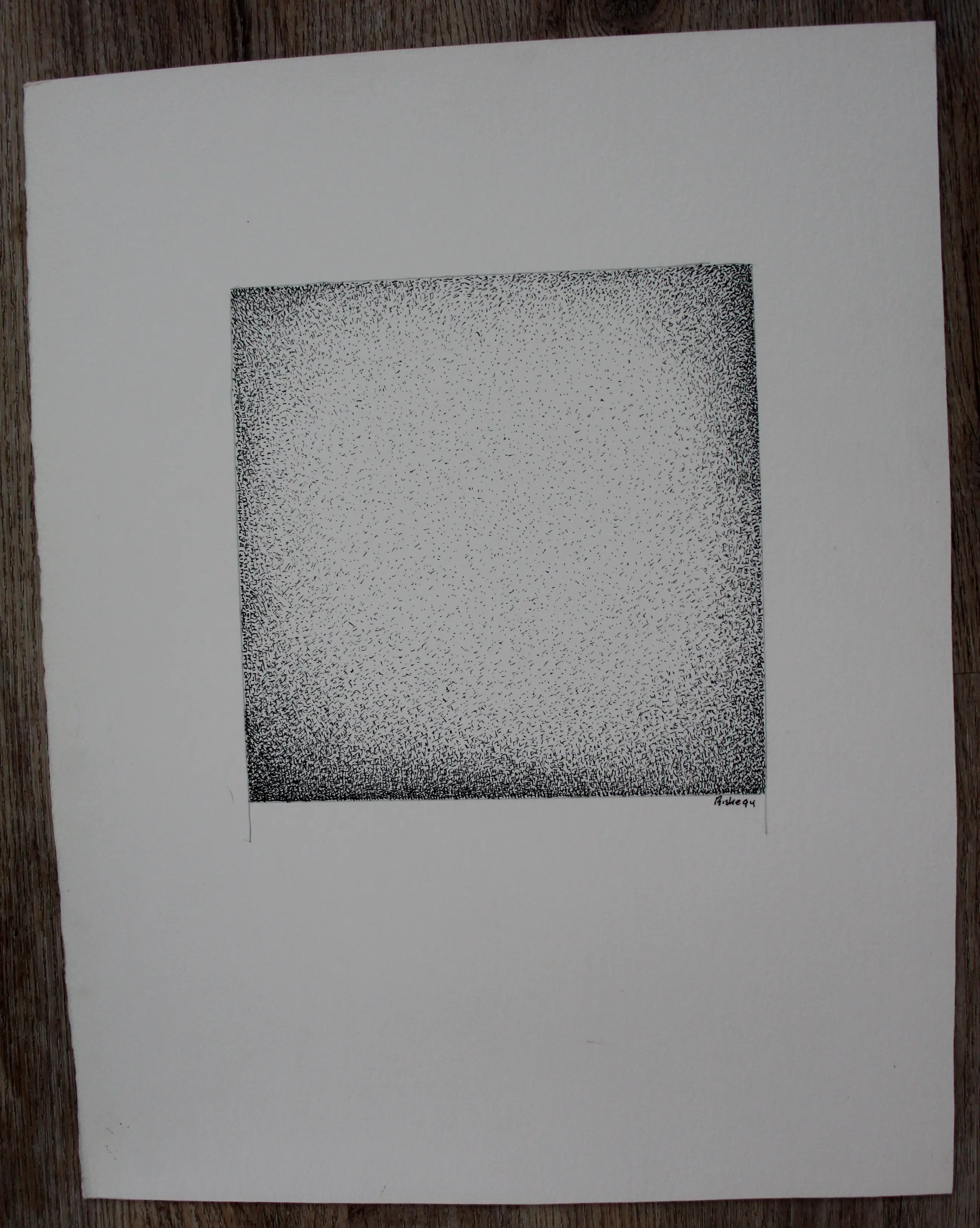 Jan Riske - Oostindische inkttekening - 1994 Verkocht | Kunstveiling.nl