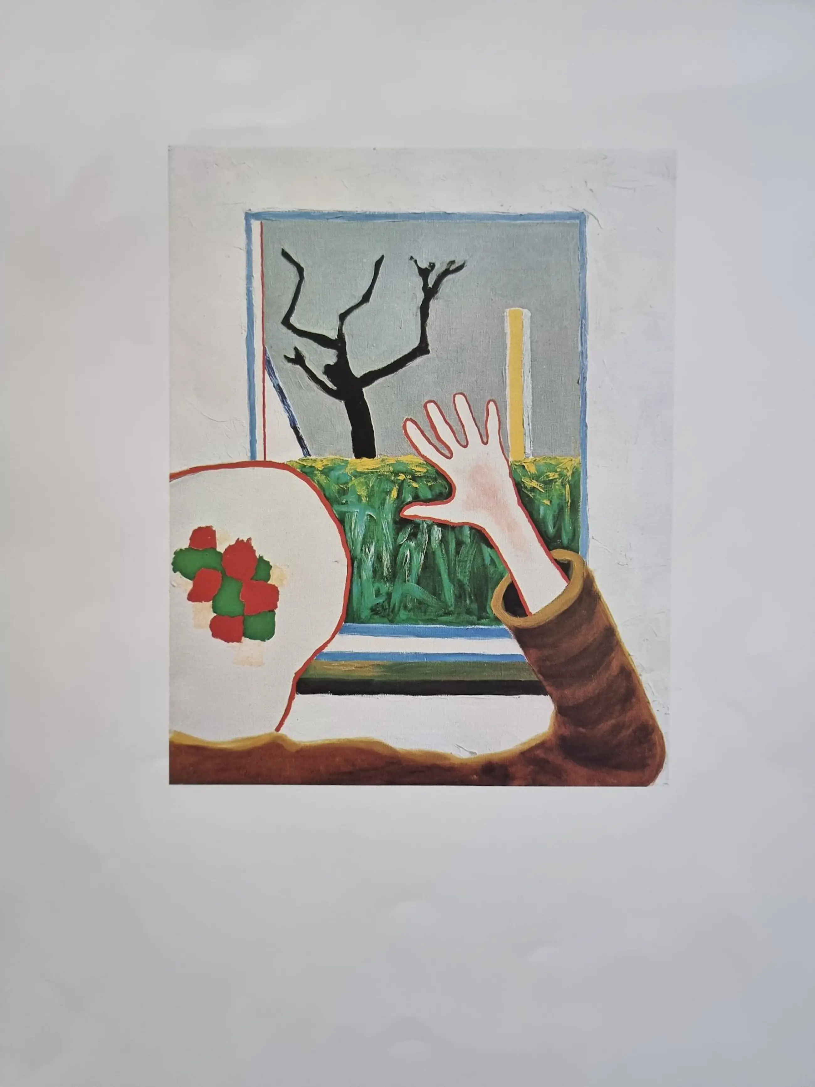 Roger Raveel - Ee n gebaar, een schilderij Verkocht | Kunstveiling.nl