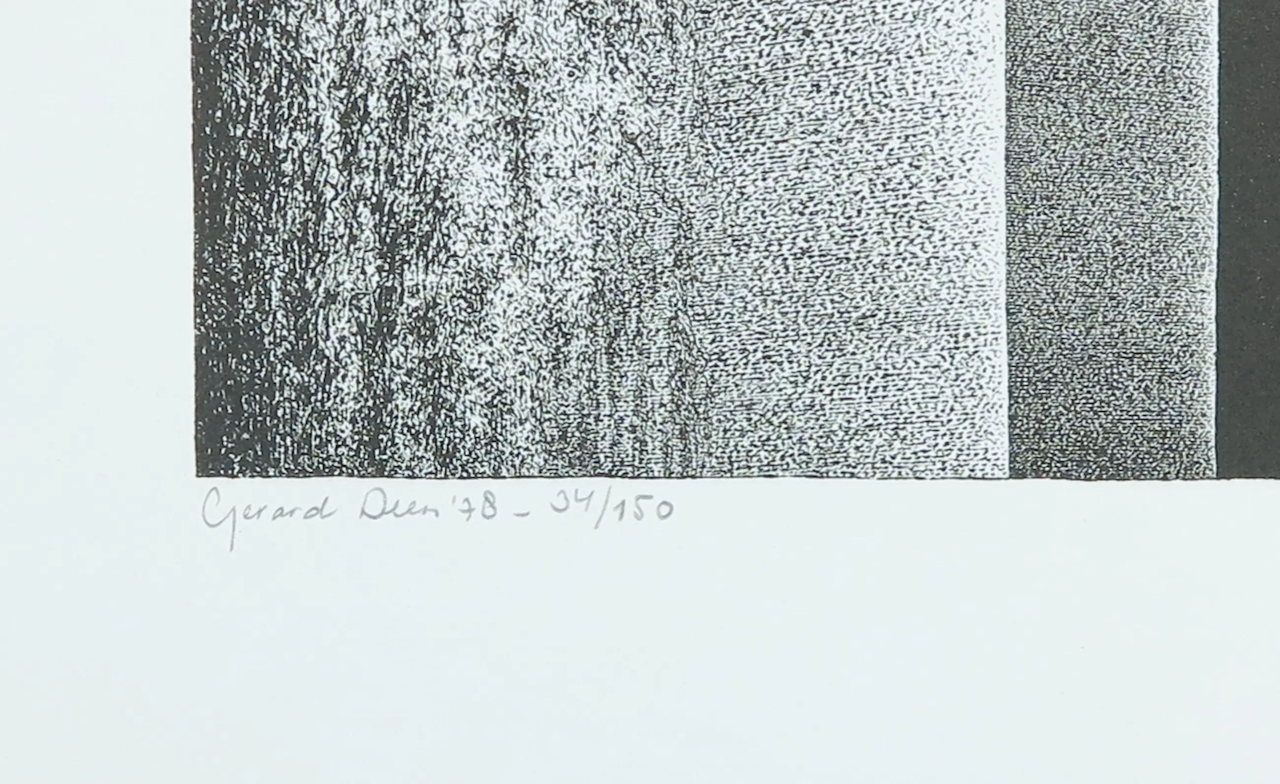 Gerard Deen - Litho, Zonder titel Verkocht | Kunstveiling.nl