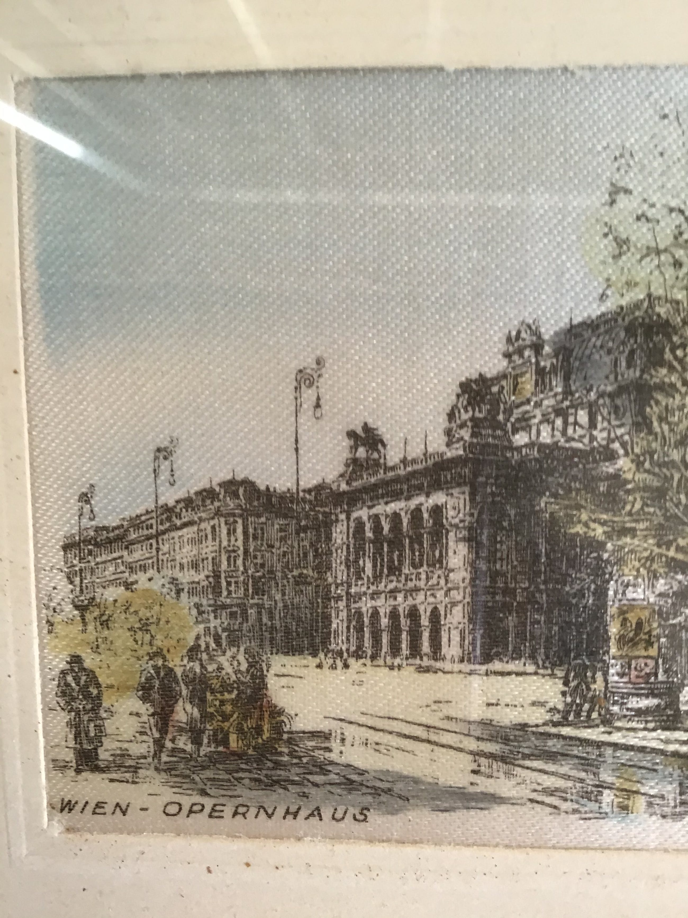 Ludwig Adamus - Ets op zijde, titel Wien-Opernhaus Verkocht ...