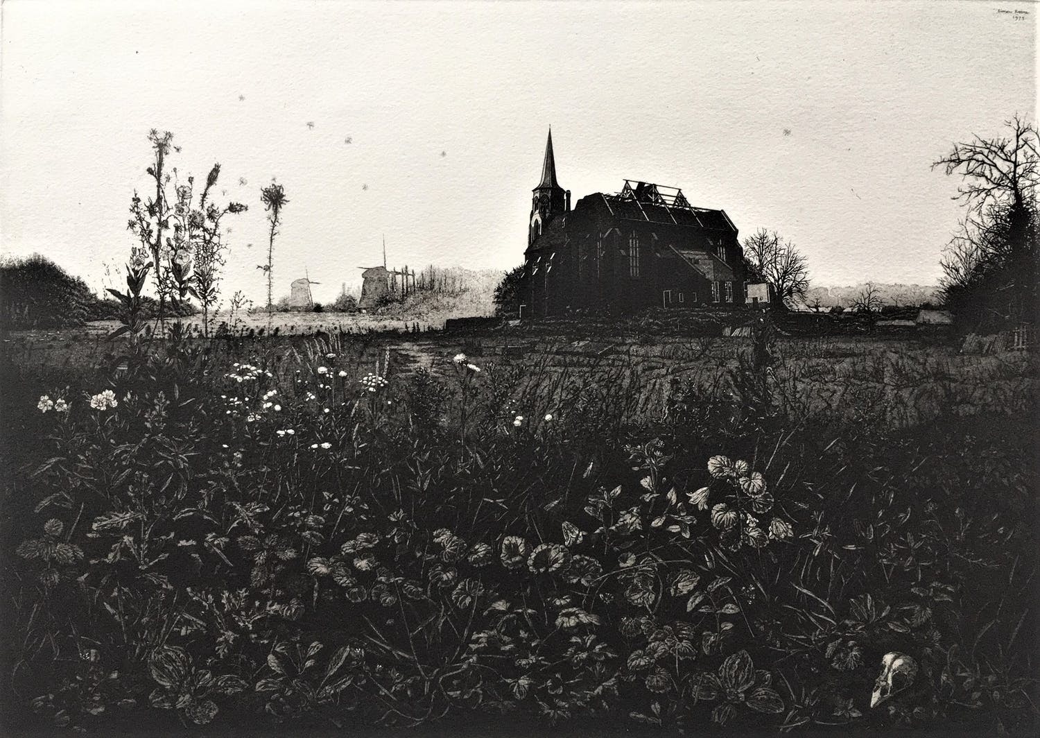 Simon Koene - Groot Hollands landschap Verkocht | Kunstveiling.nl