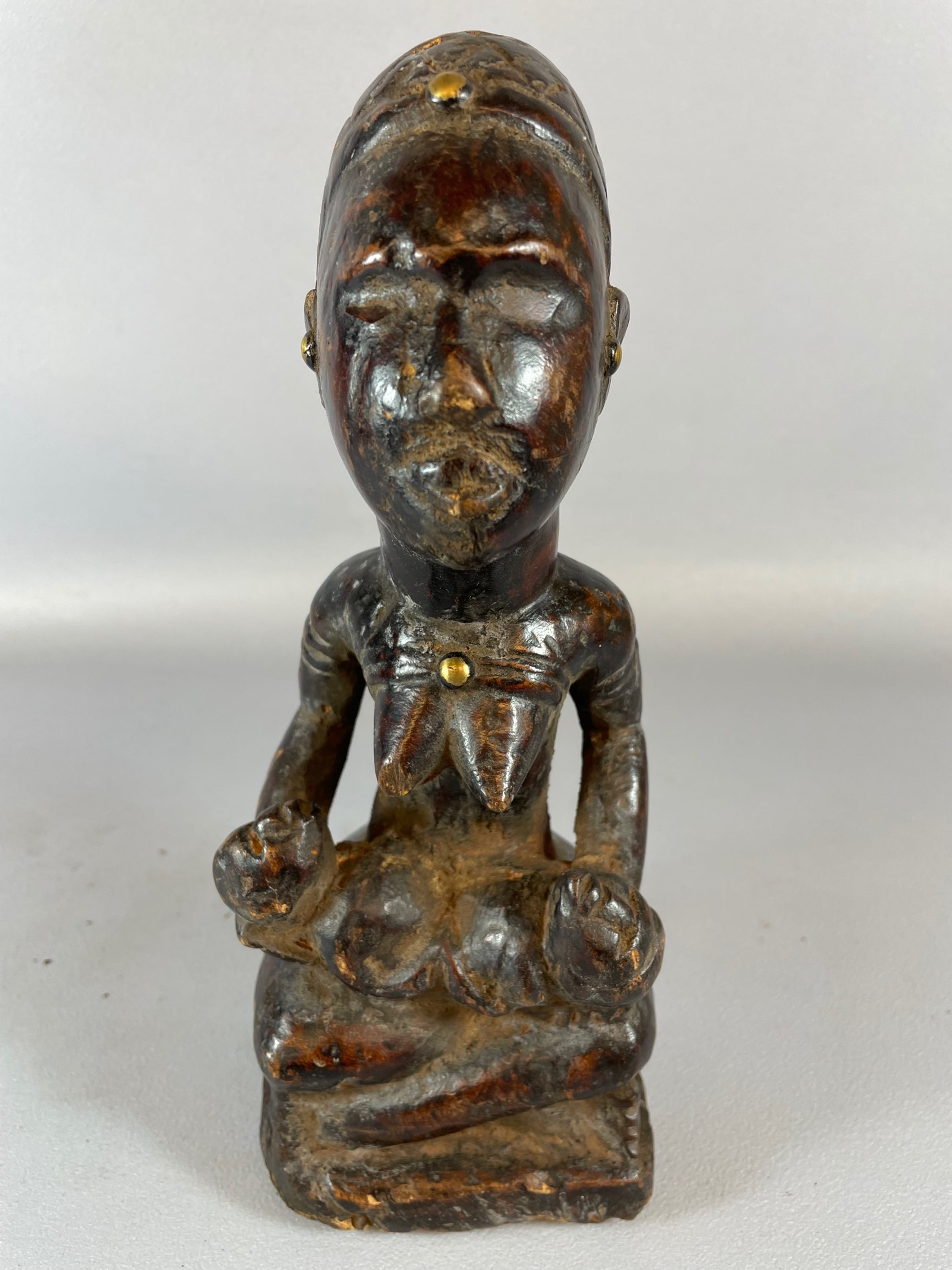 Bakongo - Old Tribal used African Bakongo child protection figure ...