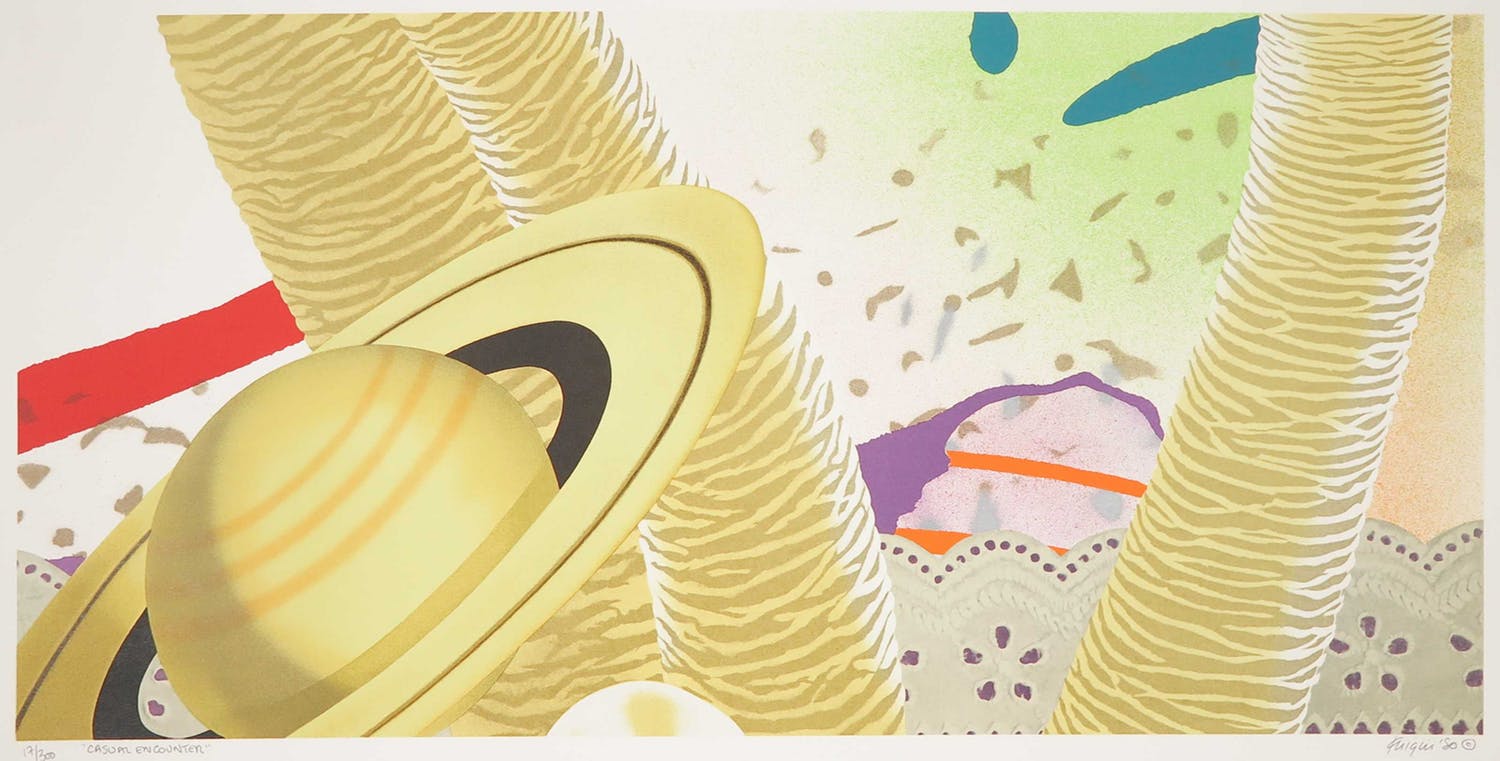 Michael Jay Knigin - Zeefdruk, Casual Encounter Verkocht | Kunstveiling.nl