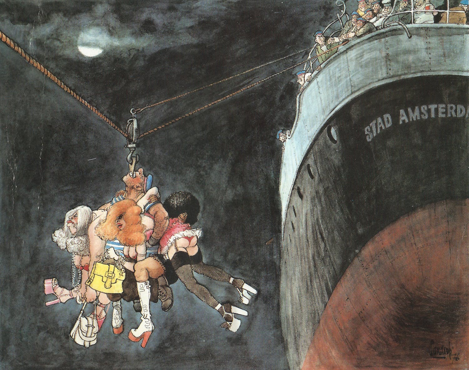 Jan Sanders - AMSTERDAM Verkocht | Kunstveiling.nl