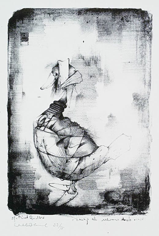 Dirkje Kuik - Moeder de Gans, litho Verkocht | Kunstveiling.nl