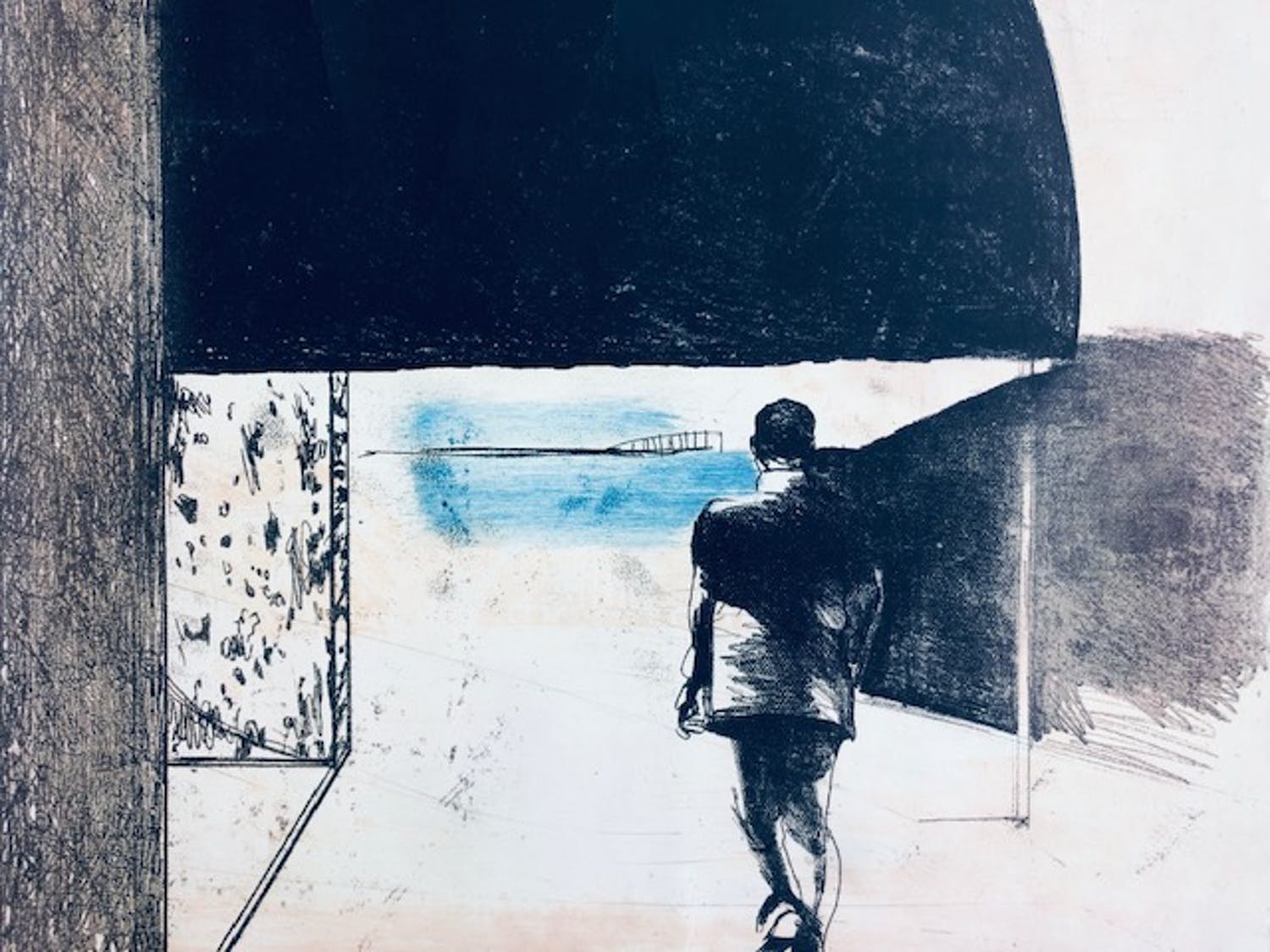 Peter Bes - Downtown Verkocht | Kunstveiling.nl
