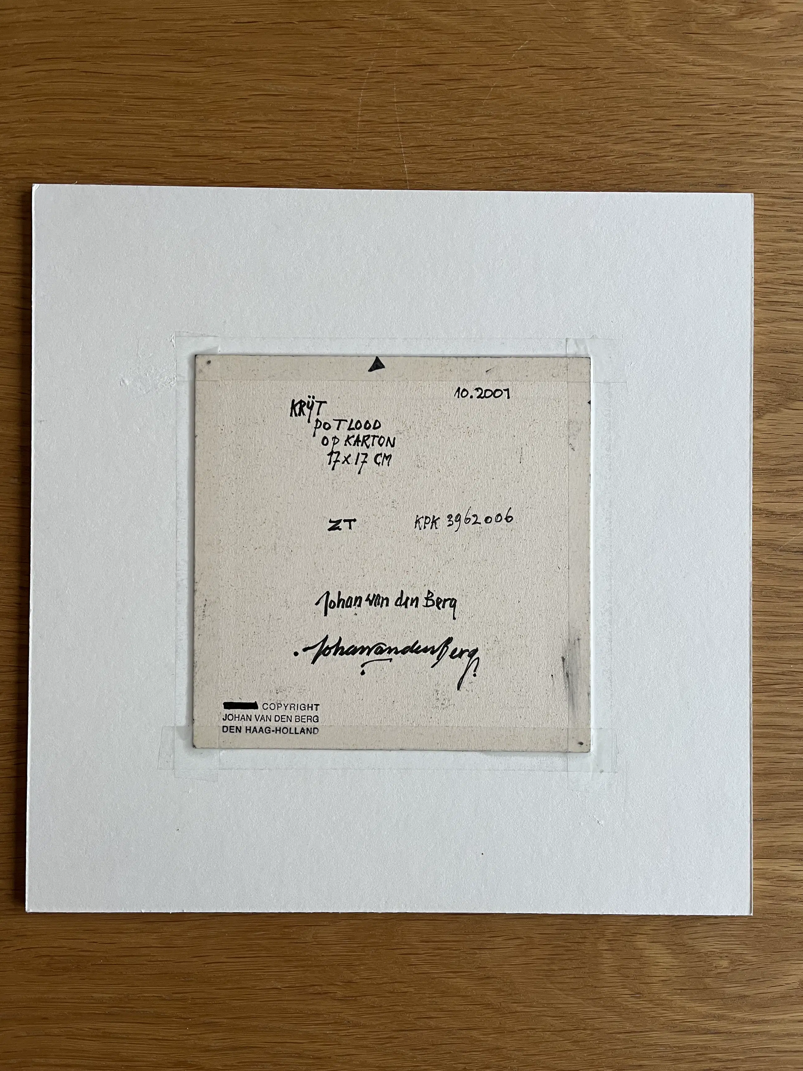 Johan van den Berg - Geometrisch Abstracte Compositie - Origineel werk ...