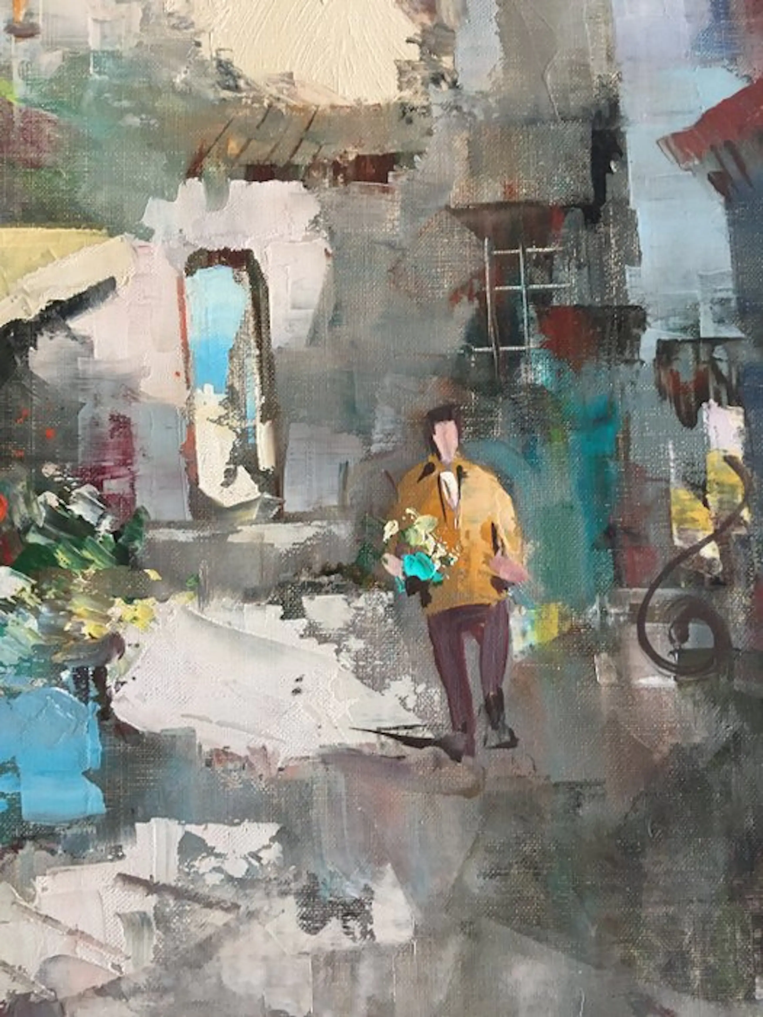 Harry Koolen - Frans Stadgezicht Verkocht | Kunstveiling.nl