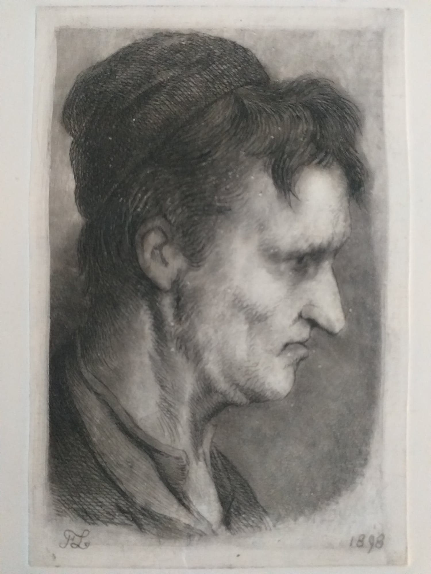 Frans Lebret - portret Verkocht | Kunstveiling.nl