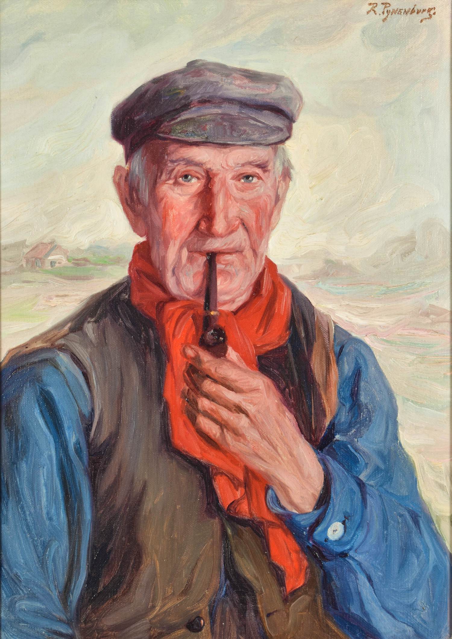 Reinier Pijnenburg - Portrait of a farmer kopen? Bied vanaf 600 ...