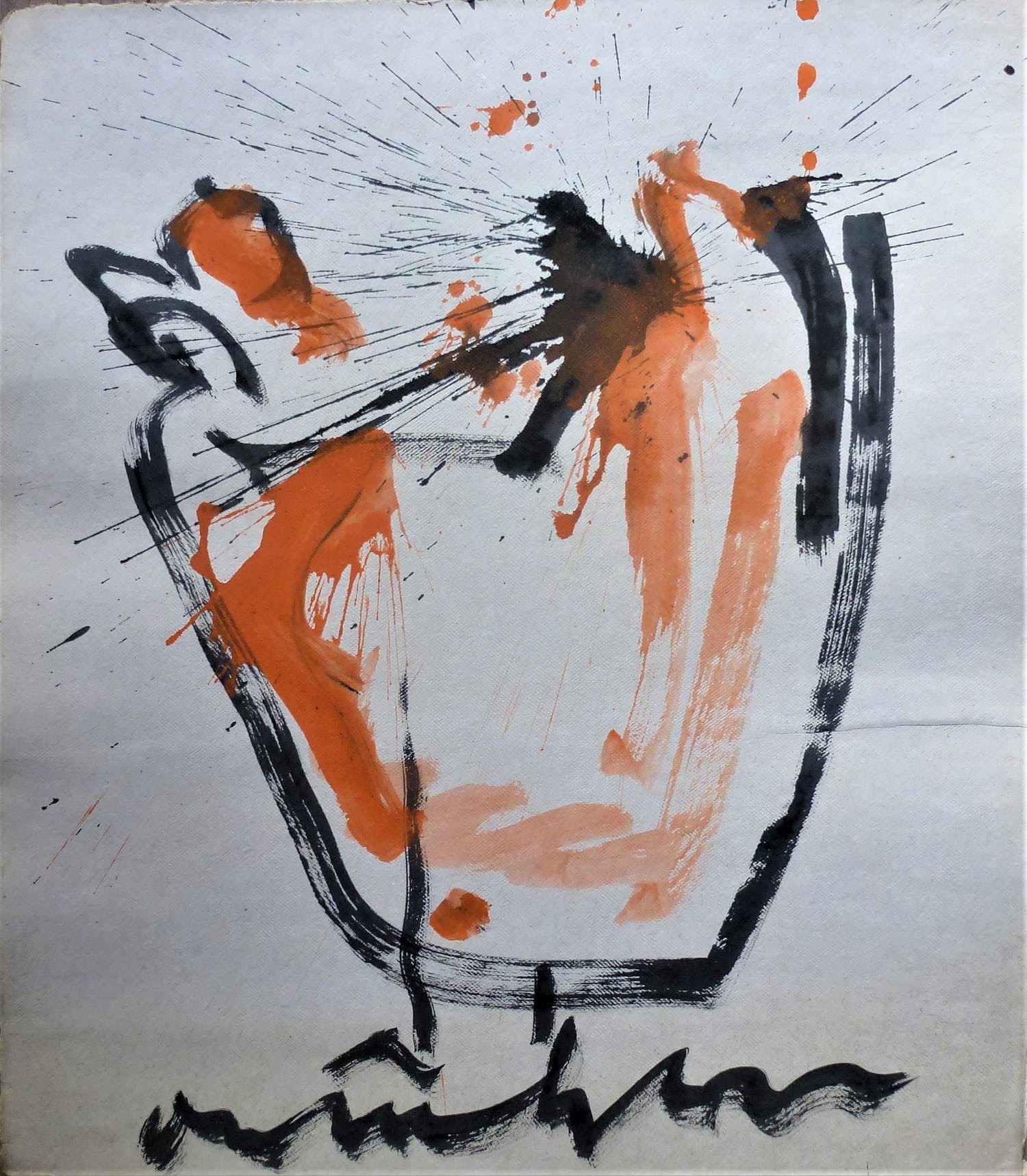 Anton Heyboer - De oervogel Mooie krachtige schildering . Verkocht ...