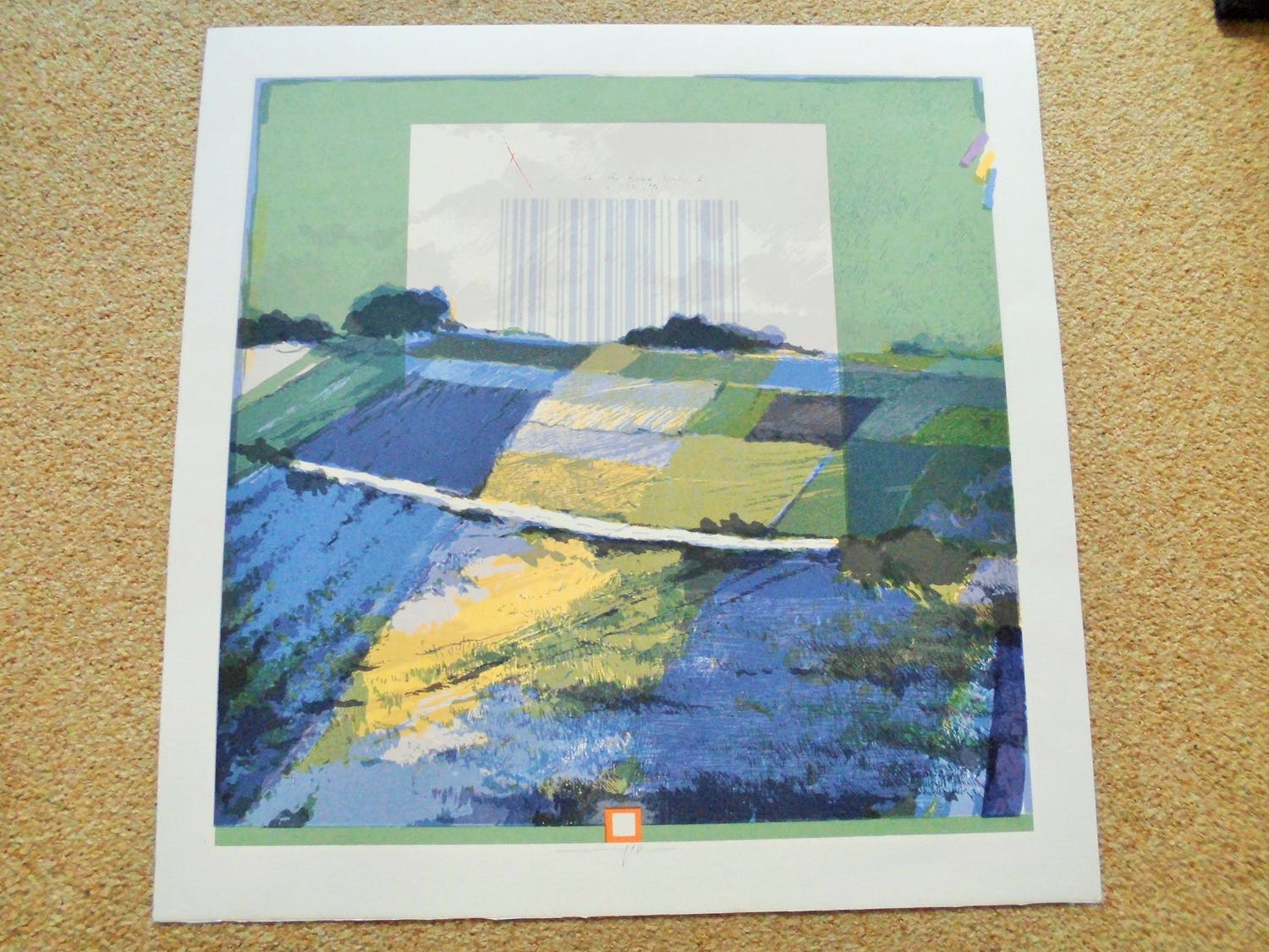 Martin R. Baeyens - Zeefdruk - On the road again Verkocht | Kunstveiling.nl