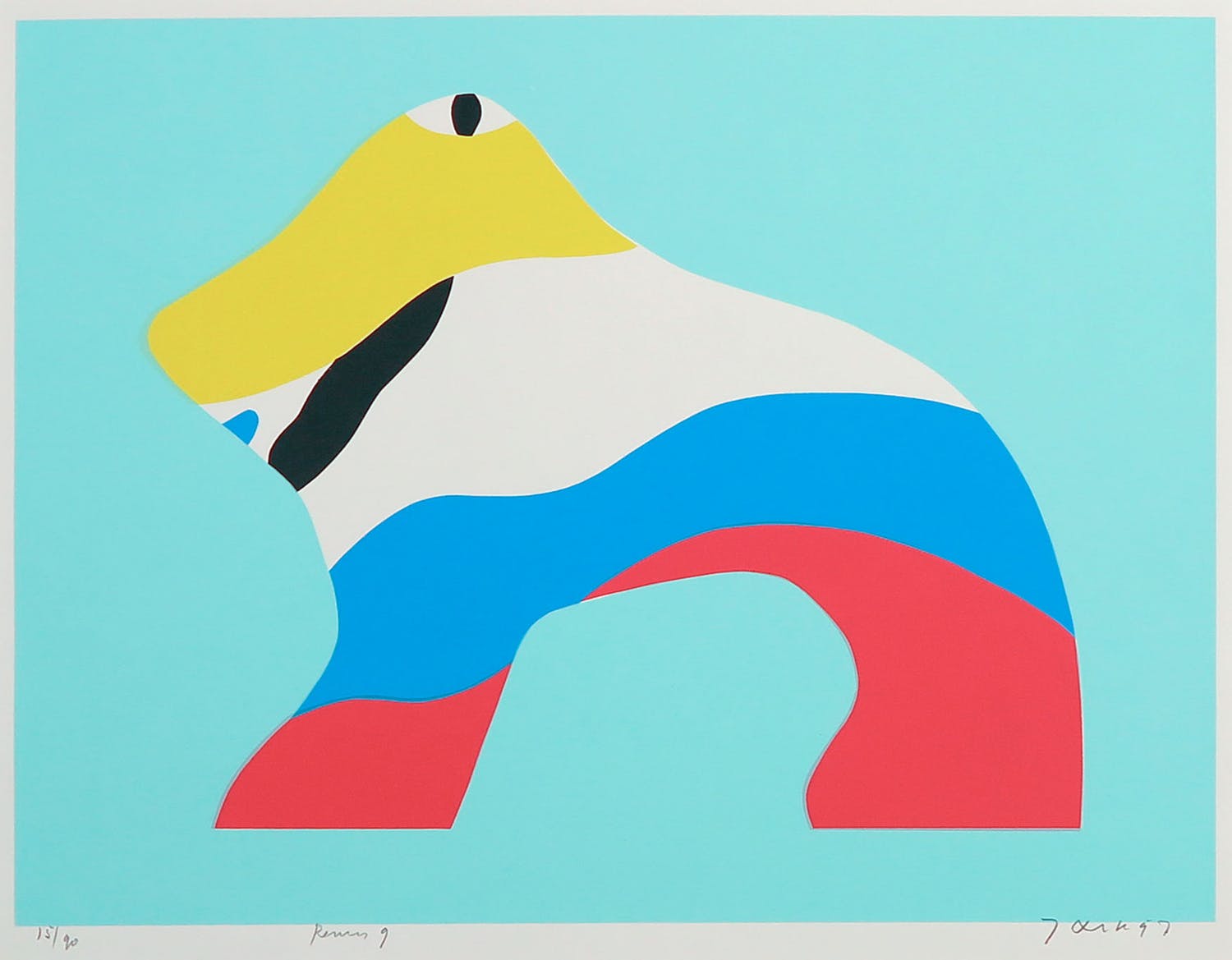 Jan Snoeck - Zeefdruk, Remus 9 Verkocht | Kunstveiling.nl