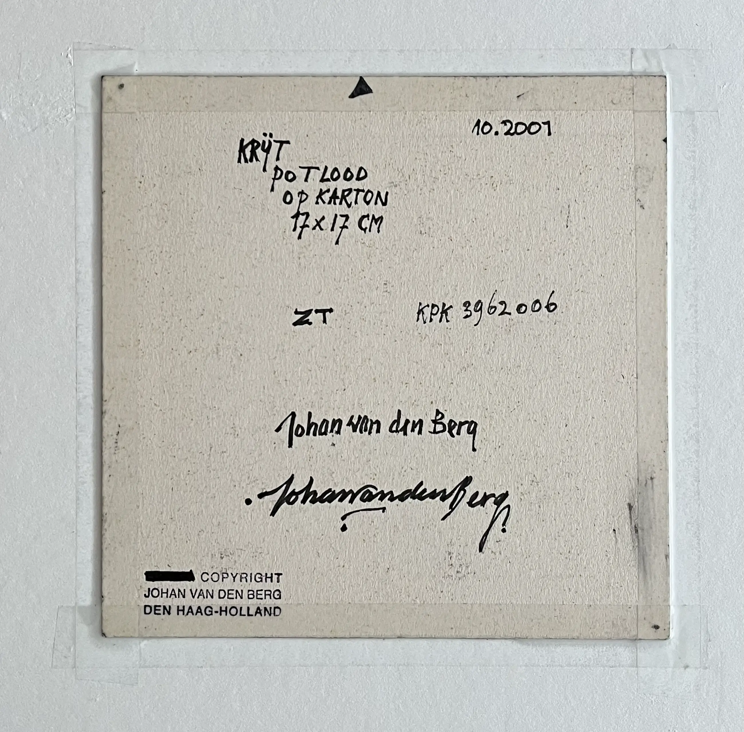 Johan van den Berg - Geometrisch Abstracte Compositie - Origineel werk ...