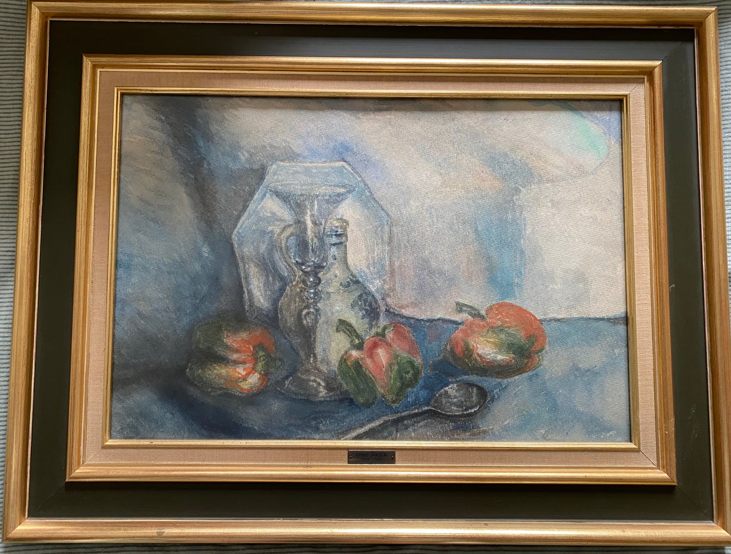 Chris Jansen - Tafel met vaas en fruit kopen? Bied vanaf 350 ...