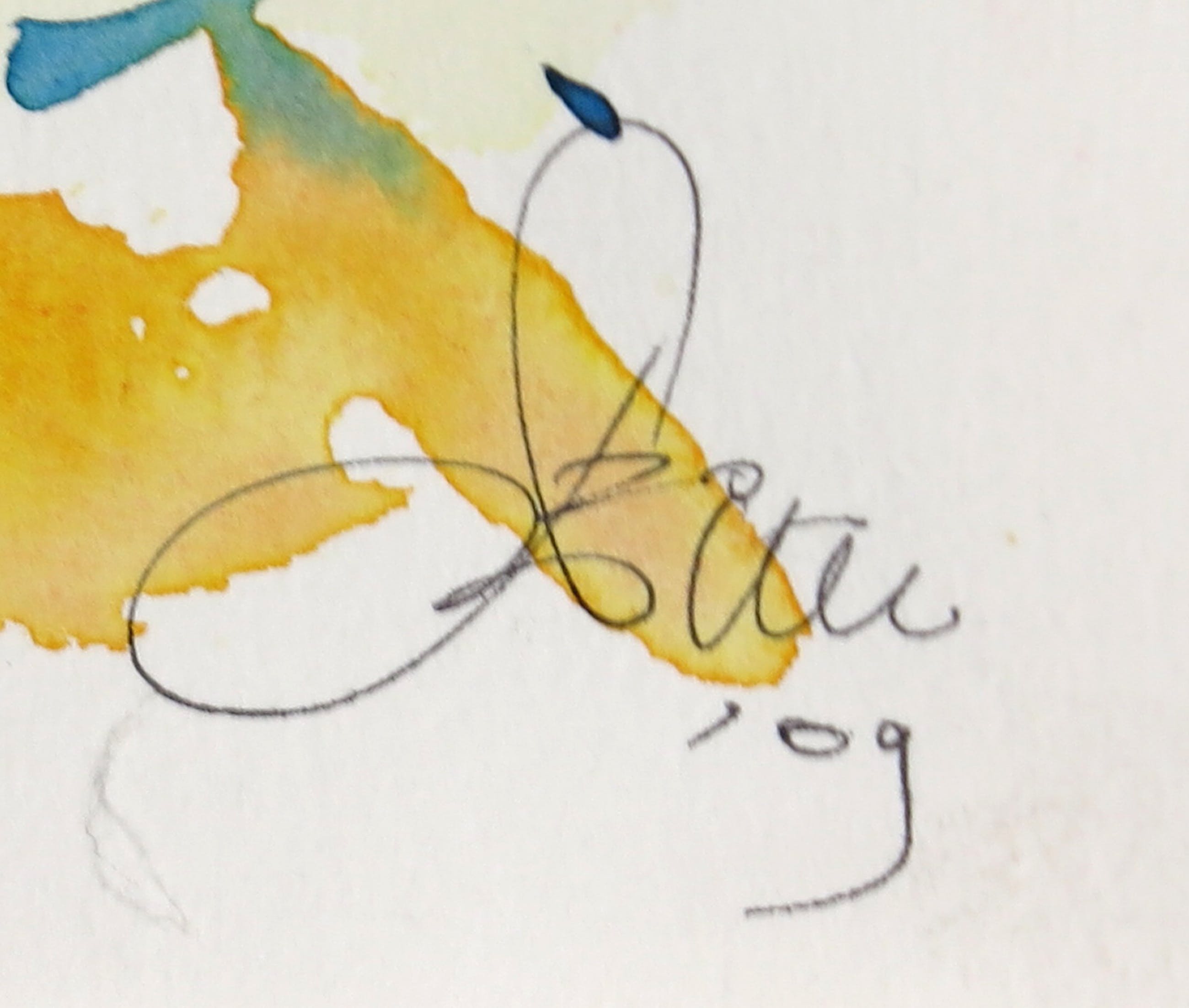 Franscz Witte - Acryl op papier, Malta 7 - Ingelijst Verkocht ...