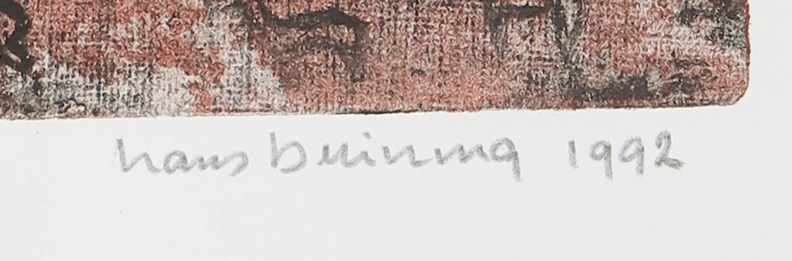 Hans Buining - Ets, Blikfenster Verkocht | Kunstveiling.nl