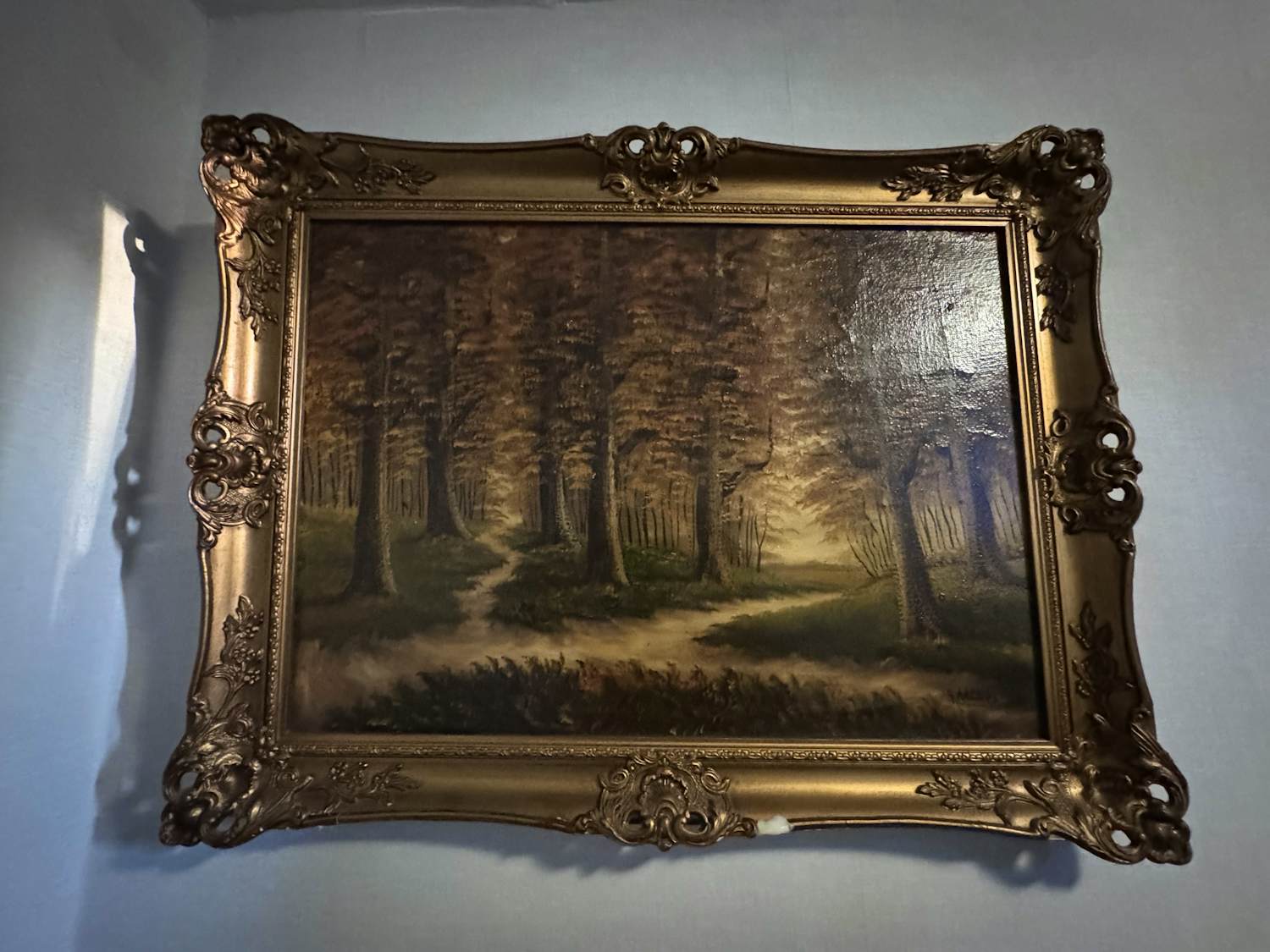 Herman Gordijn - The painting depicts forest scene kopen? Bied vanaf ...