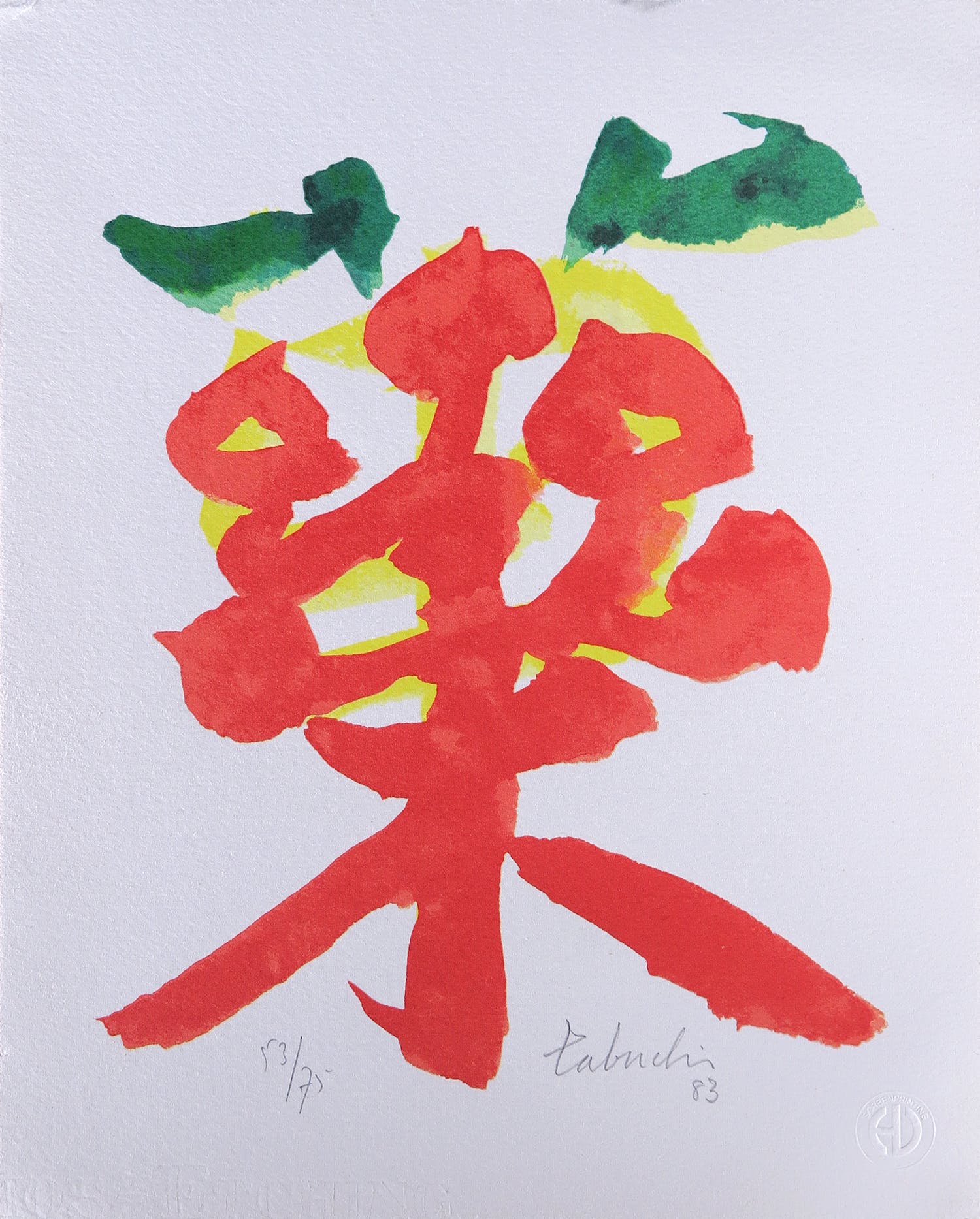 Yasse Tabuchi - litografi