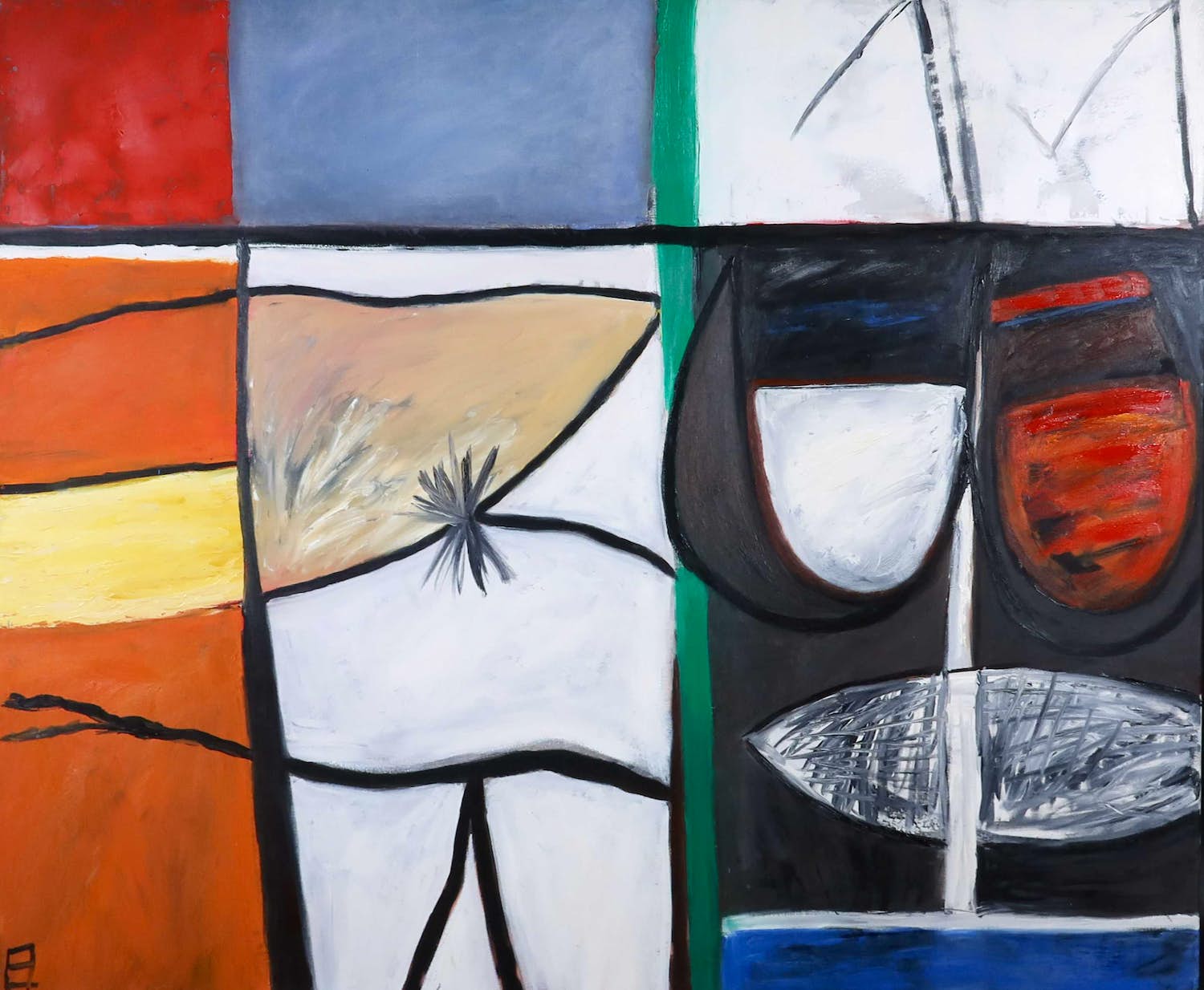 Philip Vencken - Olieverf op doek, Silent Objects (Groot) Verkocht | Kunstveiling.nl