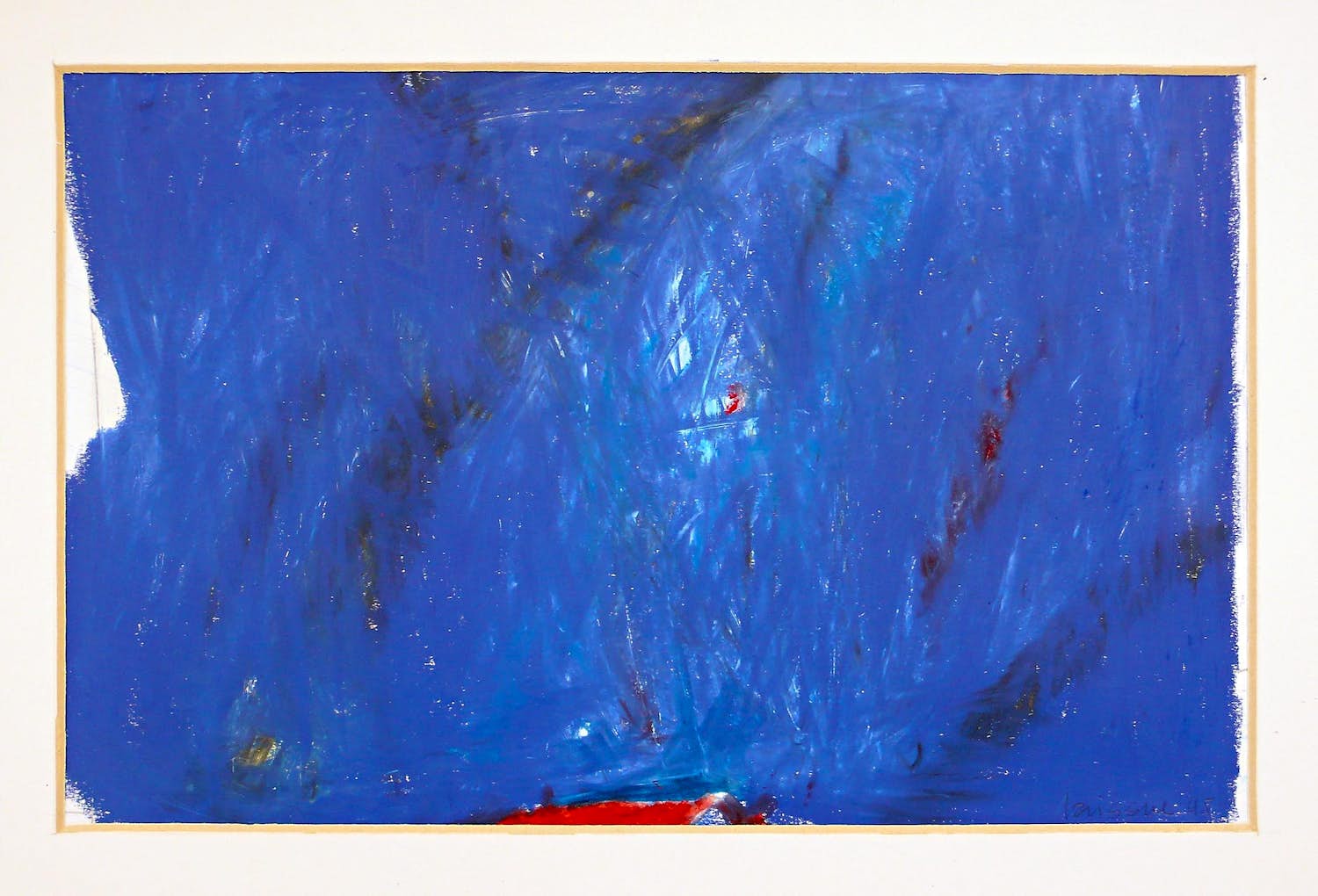 Want To Buy Jacques Laissue Blaue Fl che Mit Rotem Bogen