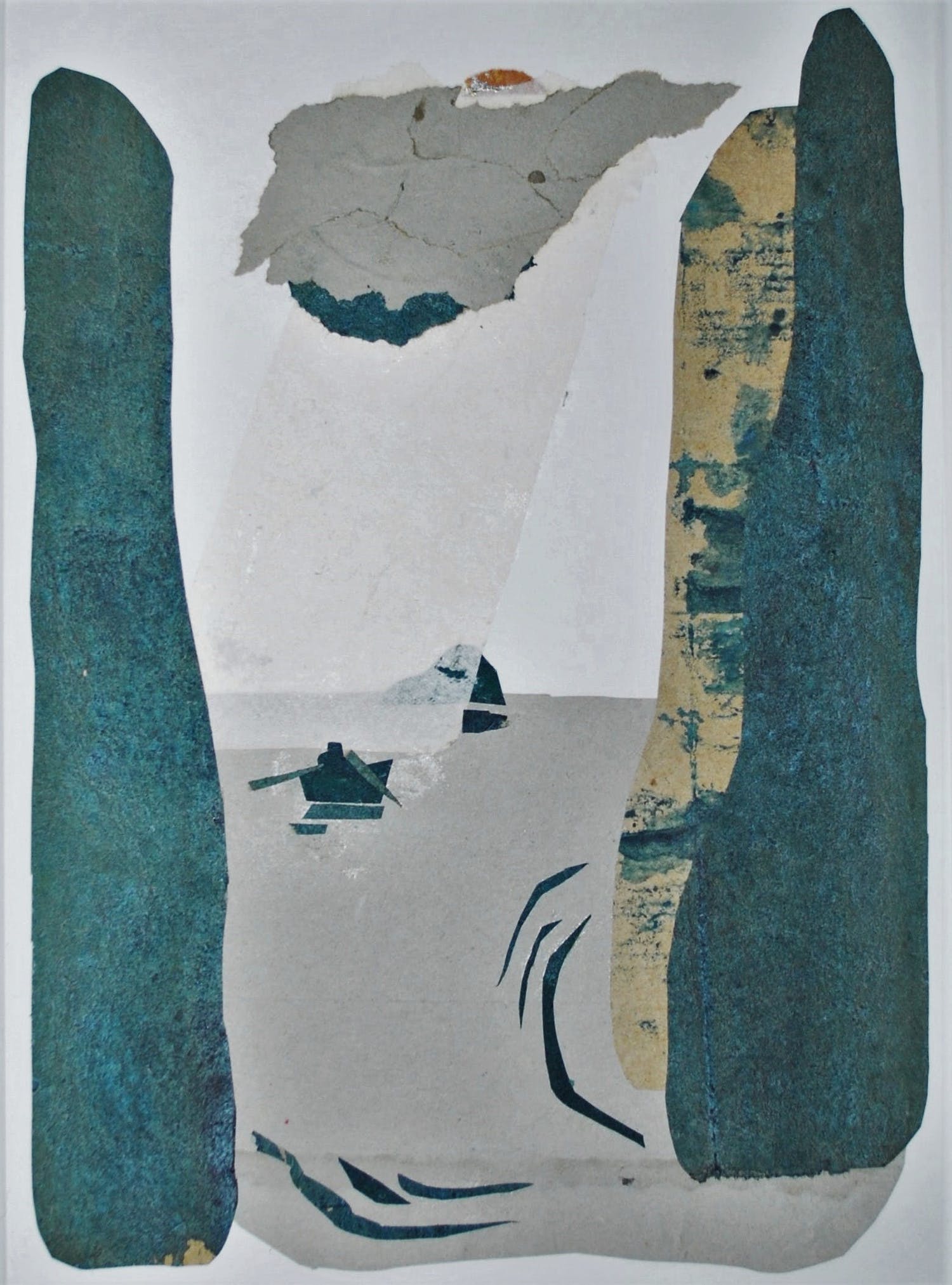 George Degenhart - Collage uit 1997, Amorgos, Griekenland Verkocht ...