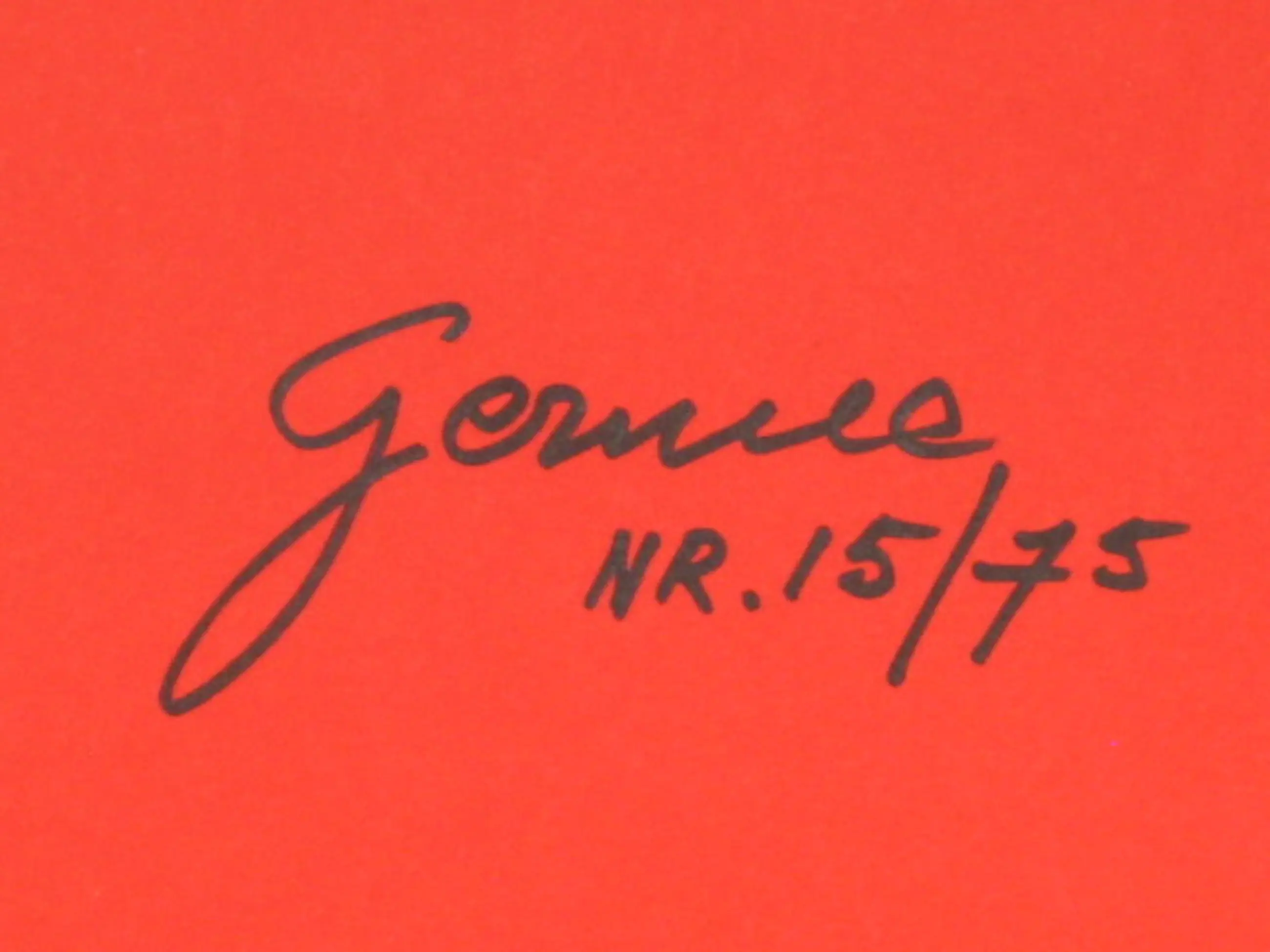 Gerriet Postma - Originele gouache. Met boek. Gelimiteerde uitgave 15/ ...