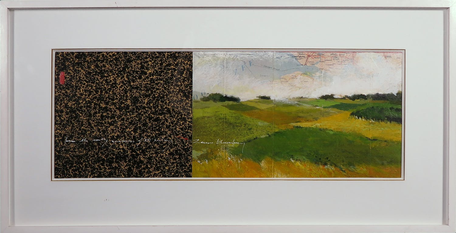 Martin R. Baeyens - Gemengde techniek, Zeeuws-Vlaanderen - Ingelijst ...