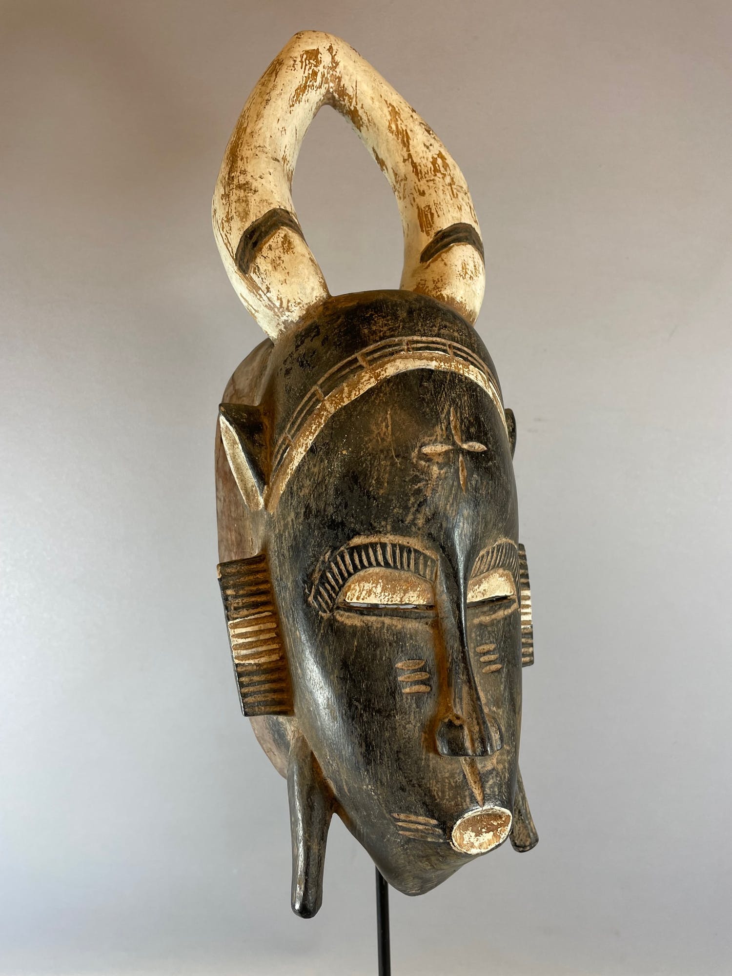 Baule - African Tribal Used Baule mask - Iv. Coast. Verkocht ...