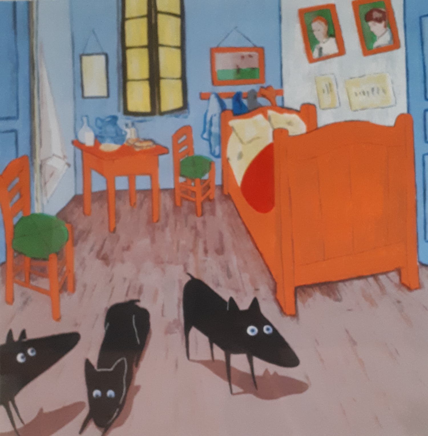 Peter Bastiaanssen - Yapping van Gogh Verkocht | Kunstveiling.nl