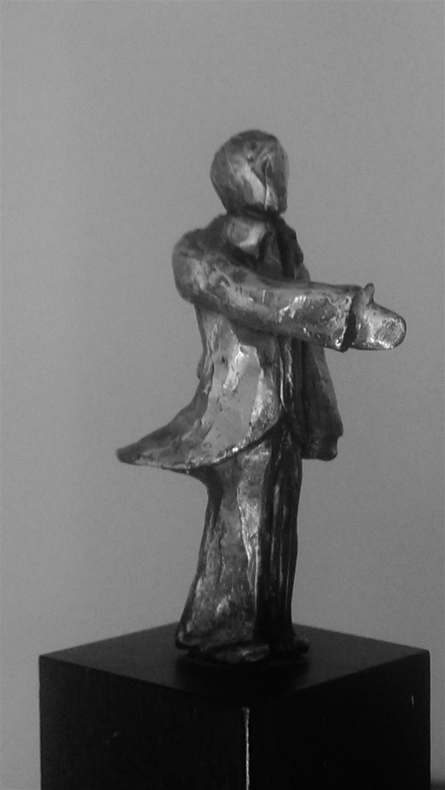 Brons (Onbekend) - Met uitgestoken hand Verkocht | Kunstveiling.nl