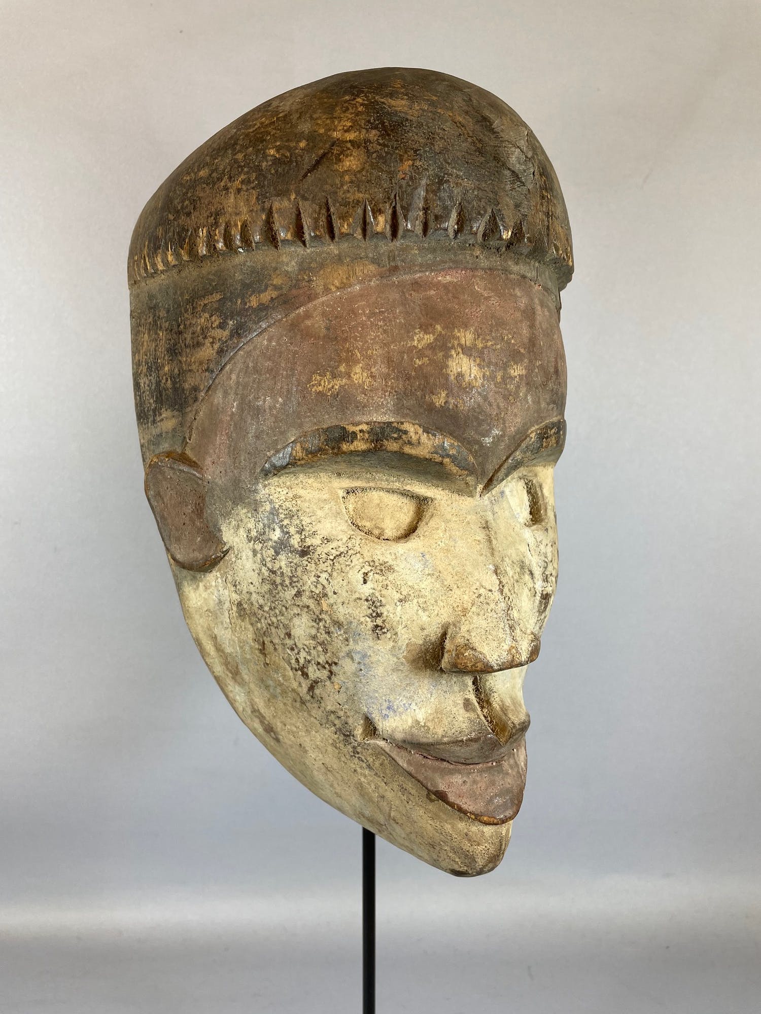 Bakongo - Old African Bakongo Mask - Congo. Verkocht | Kunstveiling.nl